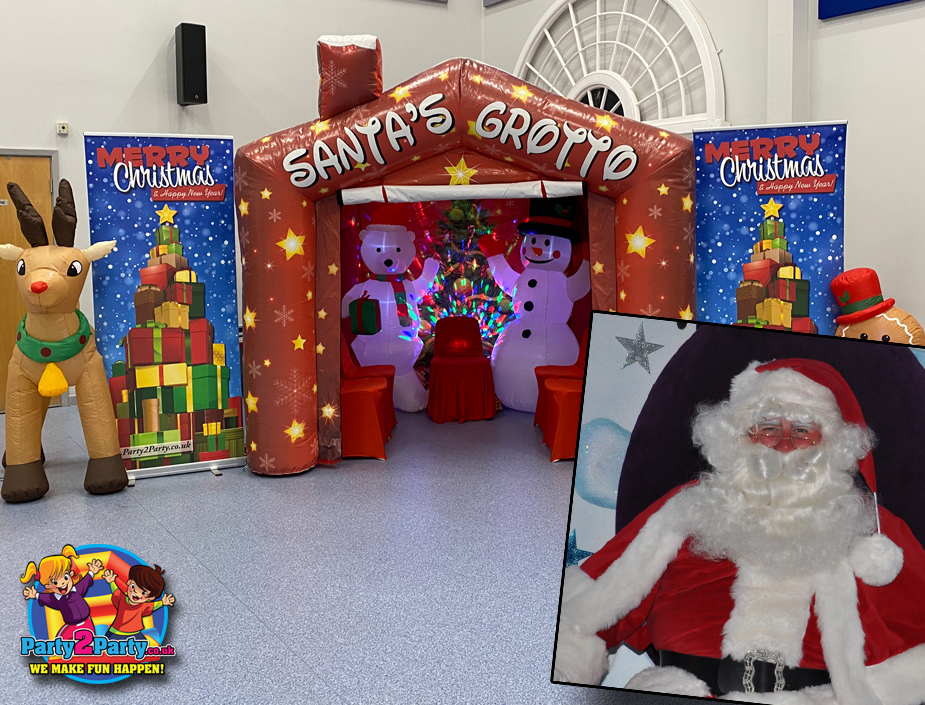 Father Christmas (Santa) and Inflatable Grotto Hire Nottingham