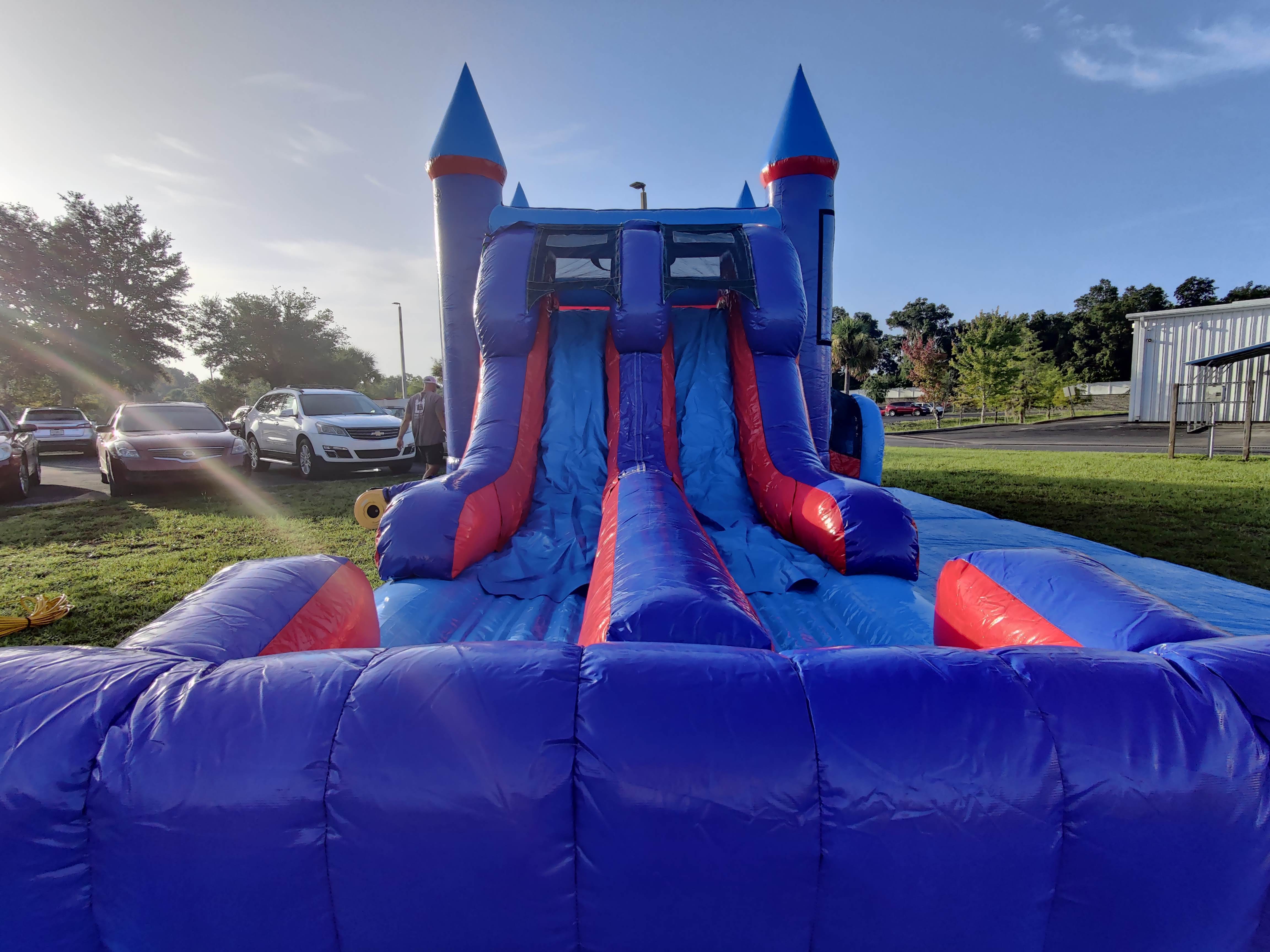 Castle Combo Double Lane Combo Wet/Dry - Party and Inflatable Rentals ...