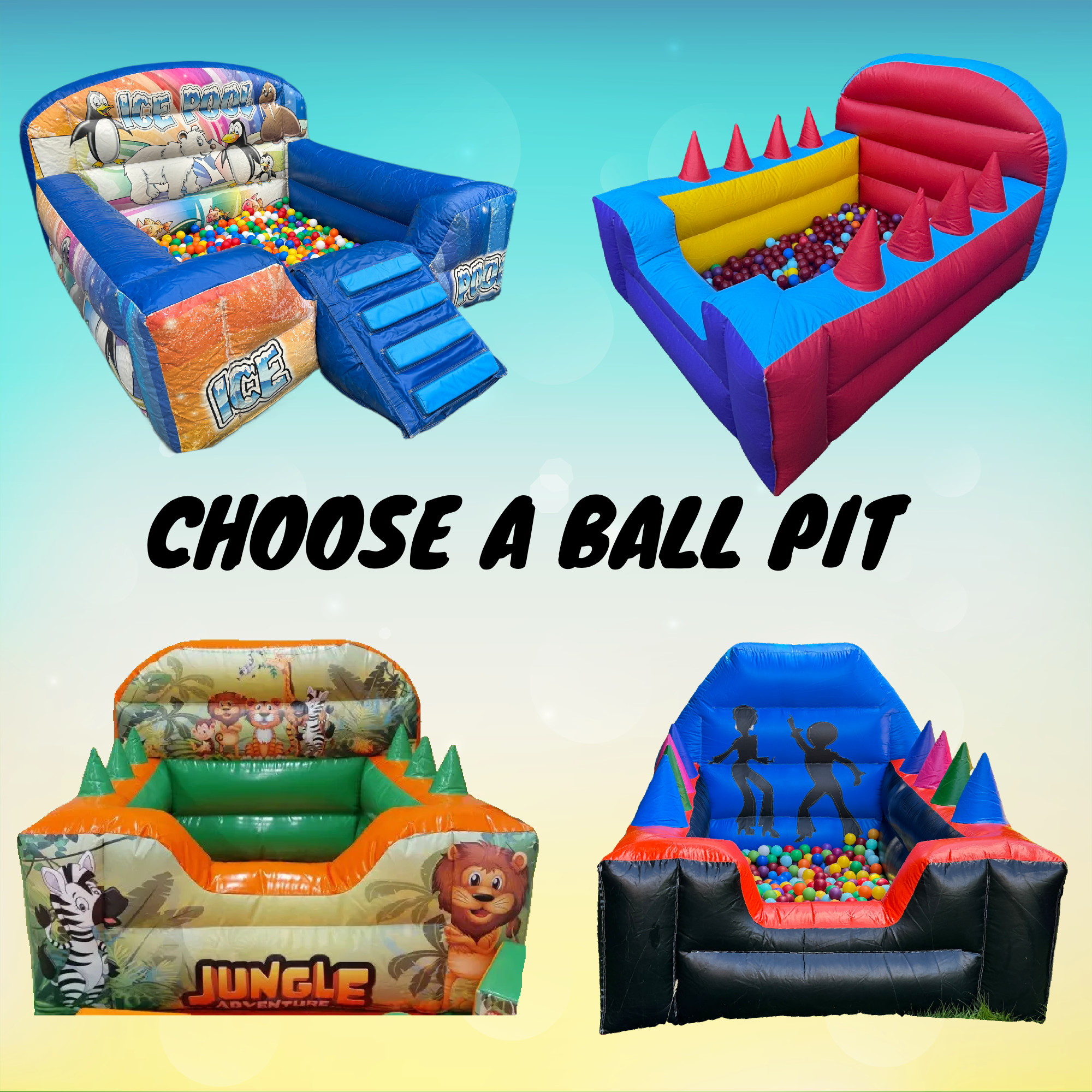 Adult Bouncy and Ball Pit Package - for hire