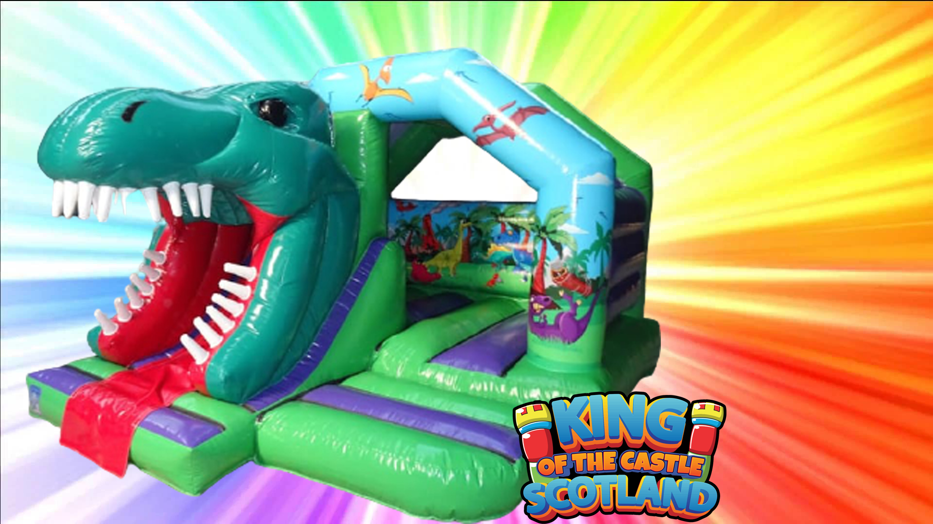 Bouncy Castle Slides (Combo) - Hire in Edinburgh, East Lothian, West ...