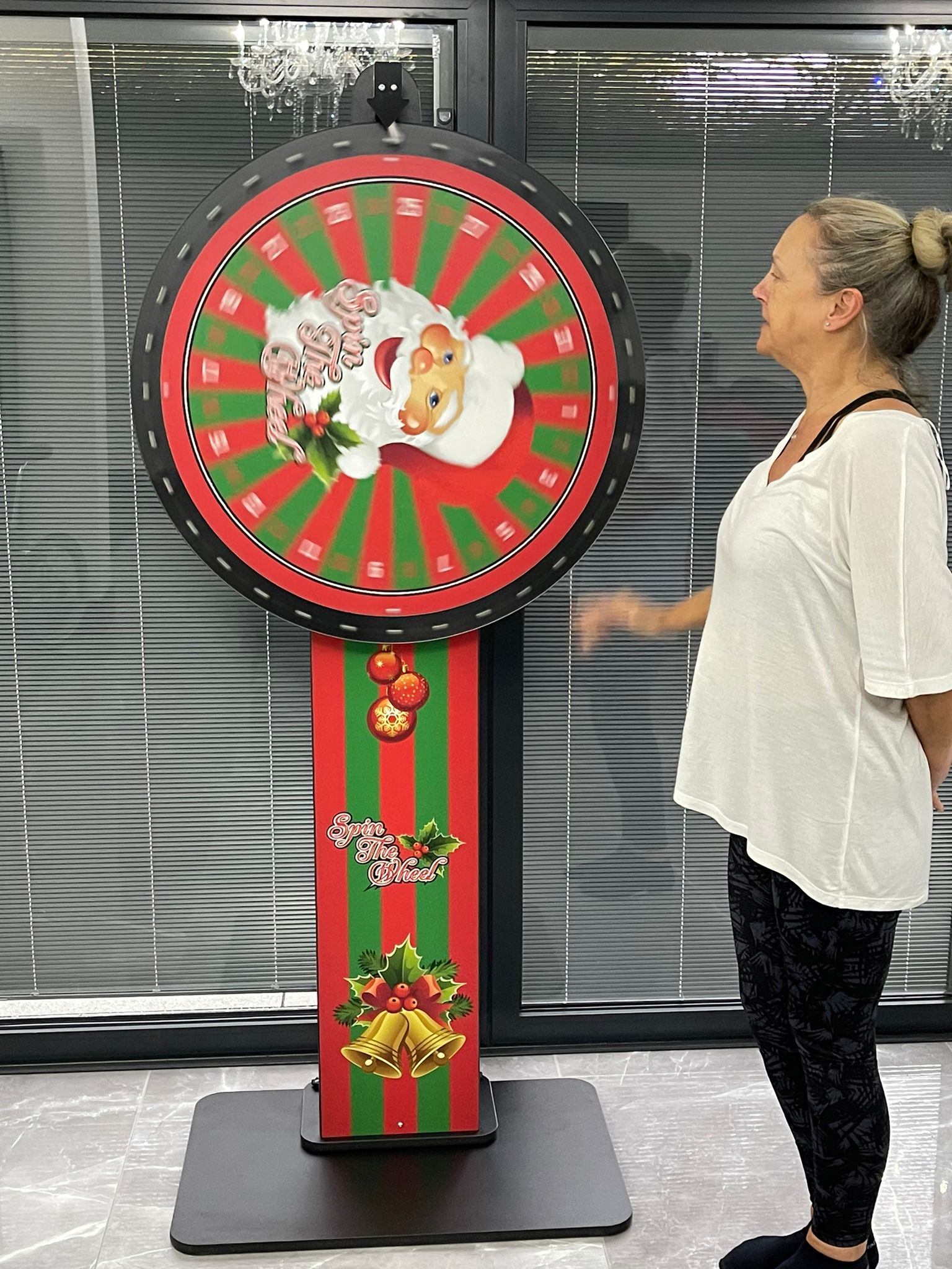 Hire Christmas Wheel Of Fortune, Spin The Prize Wheel Rental