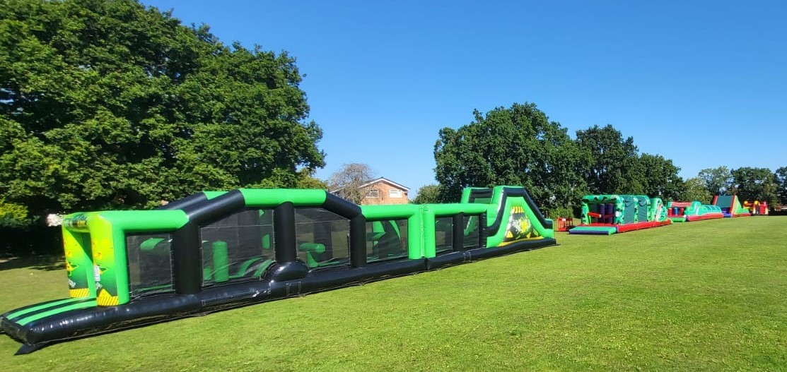 Assault Course Inflatable 300ft long - Bouncy Castle Hire in Kent, East ...