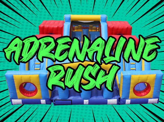 Adrenaline Rush Inflatable Maze Giant Obstacle Race AE Air Jumper