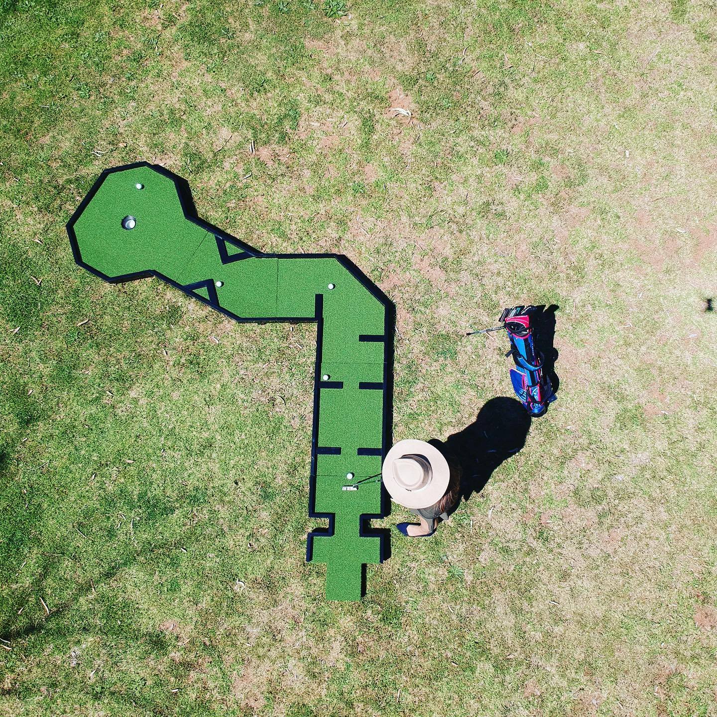 Modular Mobile Mini Golf Course Hire Adelaide