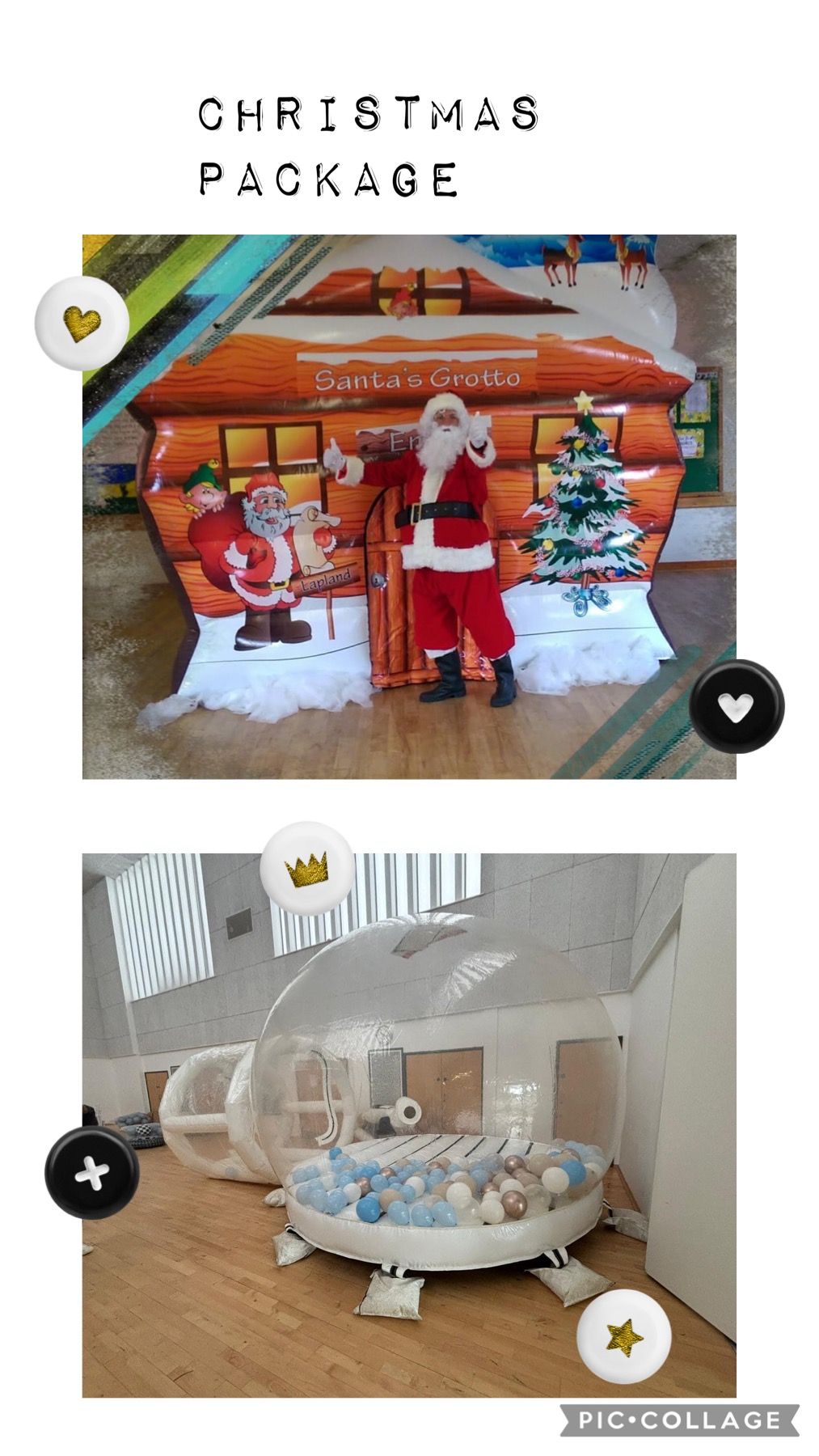 Christmas Inflatables for Hire | Santa's Grotto, Snowglobe & More