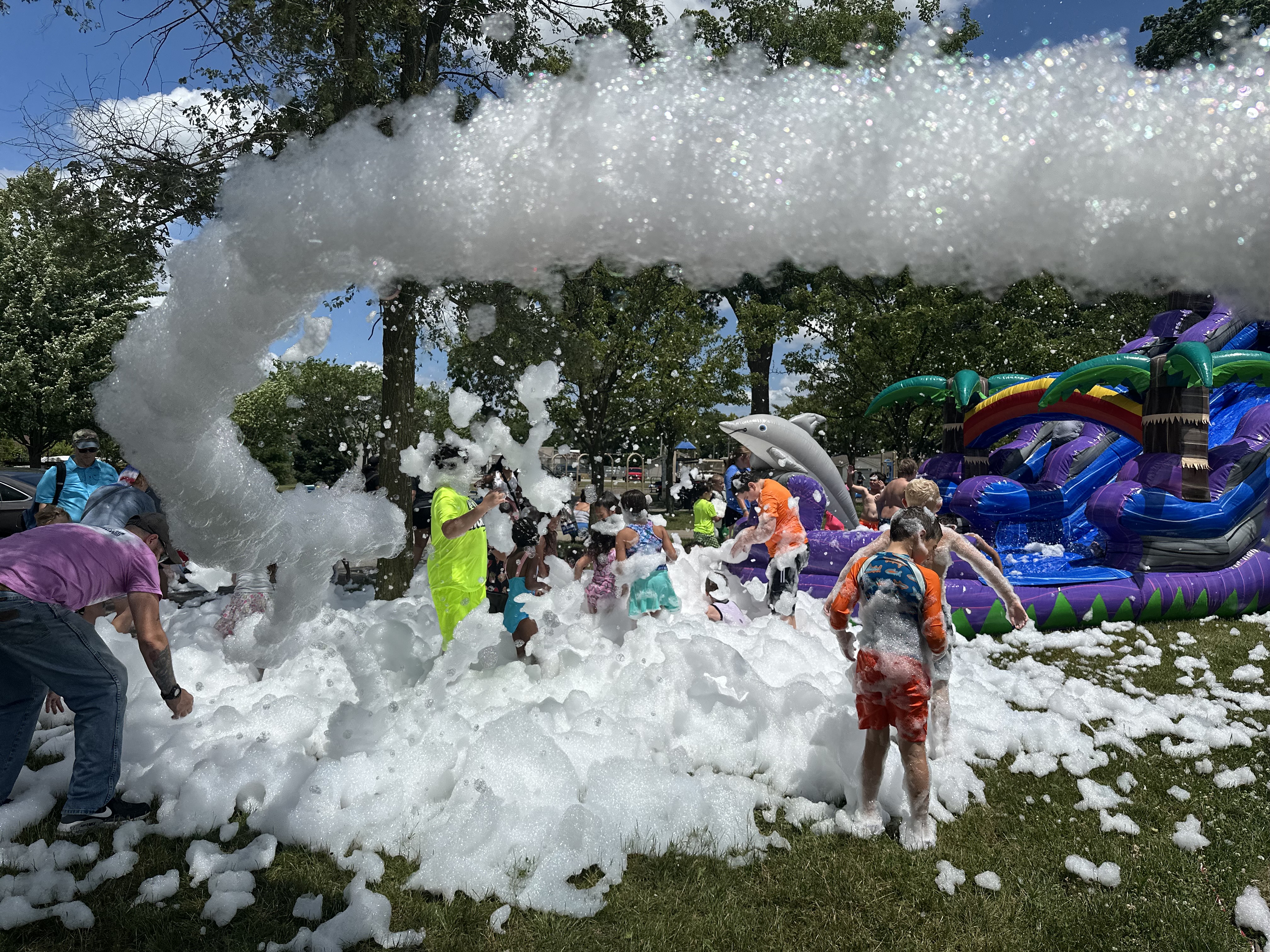 Foam Parties - Hire in Indiana | Tye's Bounce Parties