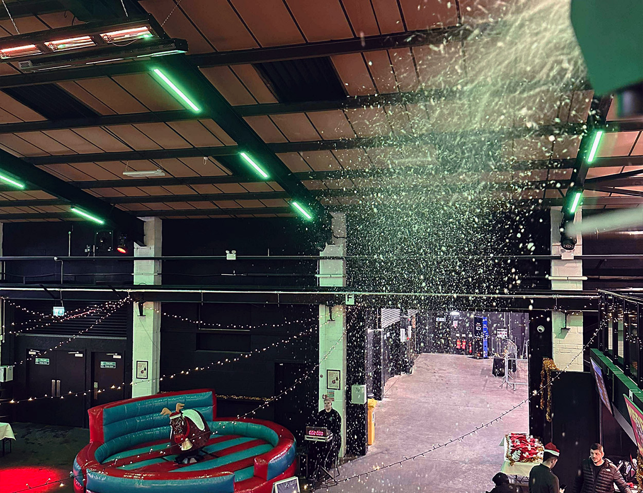 Snow Machine Hire | UK Entertainment Hire | Realistic Snow Effect