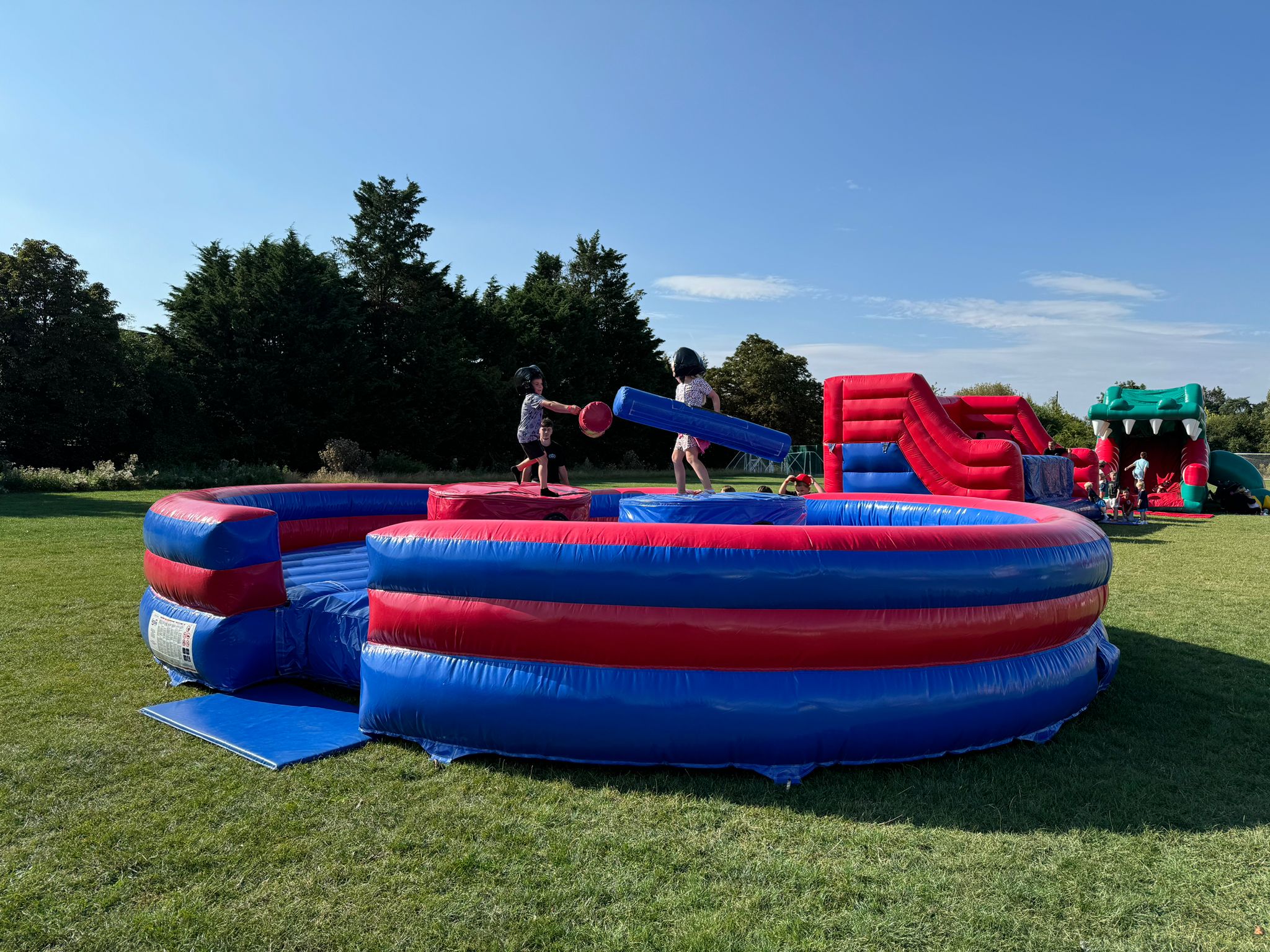 Red and Blue Gladiator Joust - Event Hire and Inflatables in Bishops ...