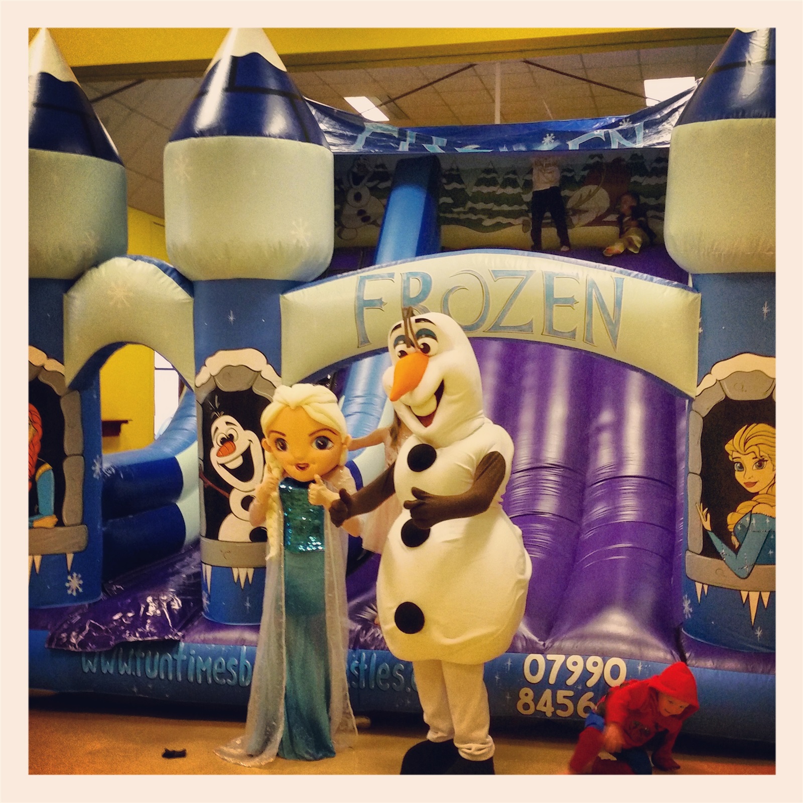 Frozen Super Slide | Hire Inflatables Pembrokeshire & Swansea