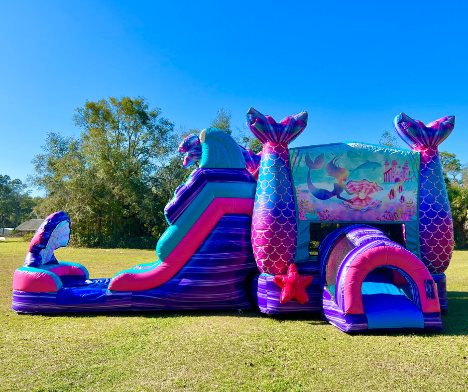 Mermaid Sparkle Dual Lane WET/DRY Combo - Party Rentals in Marion ...