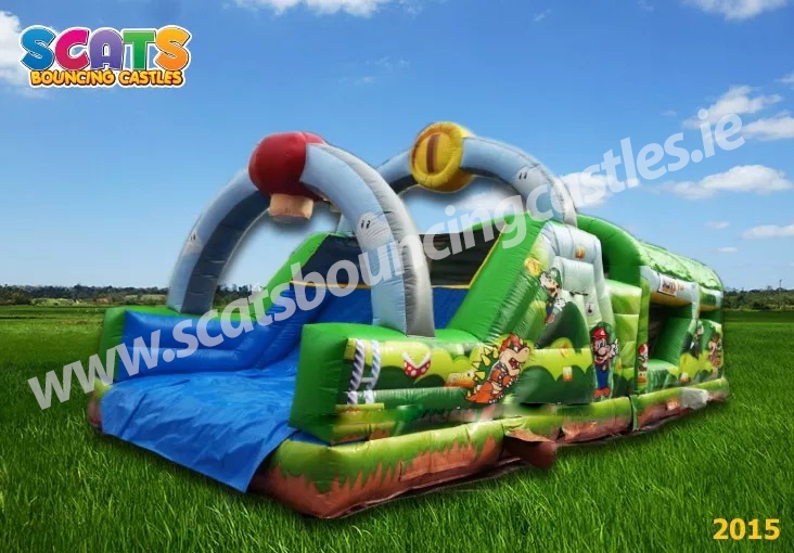 Super Mario Obstacle Course | Scats Bouncing Castles