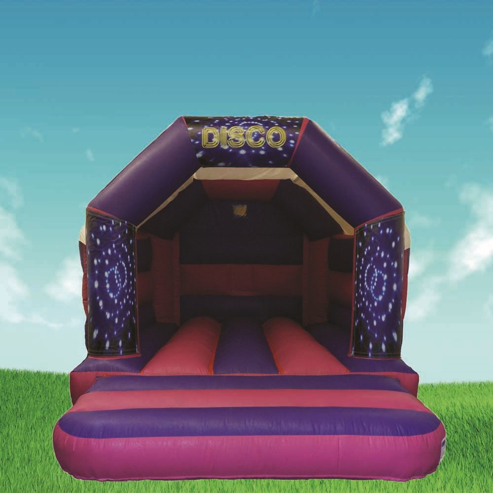 11ft x 15ft Pink/Purple Castle - Bouncy Castle Hire in Coventry | Fun 4 ...