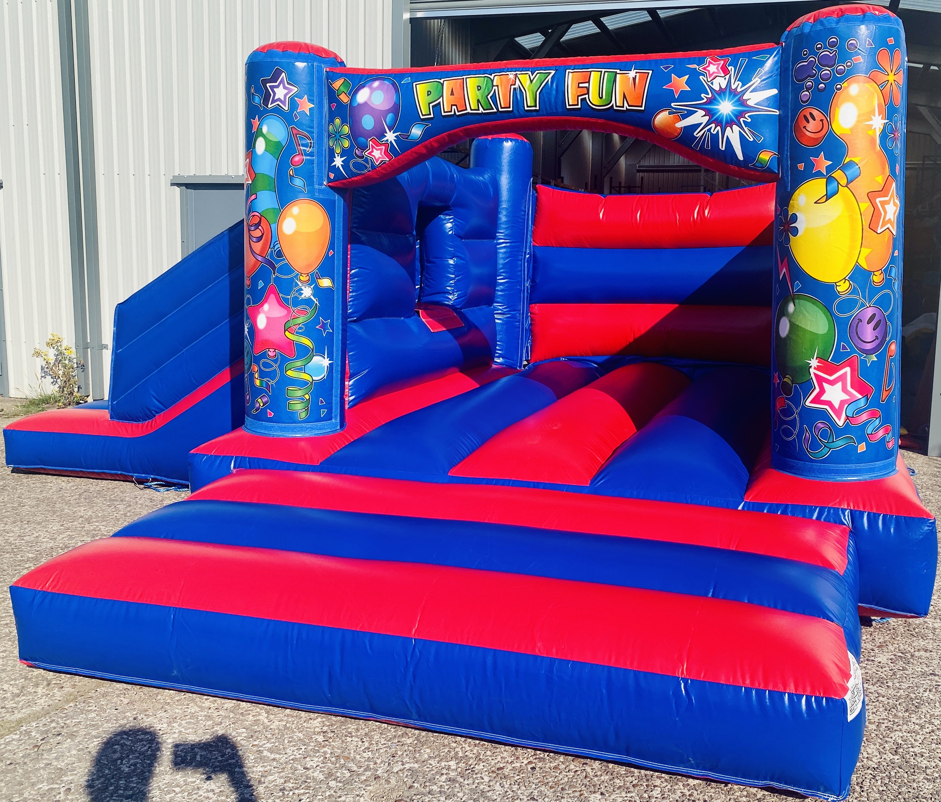 Bouncy Castle with Slide Hire in Barnsley, Doncaster, Sheffield