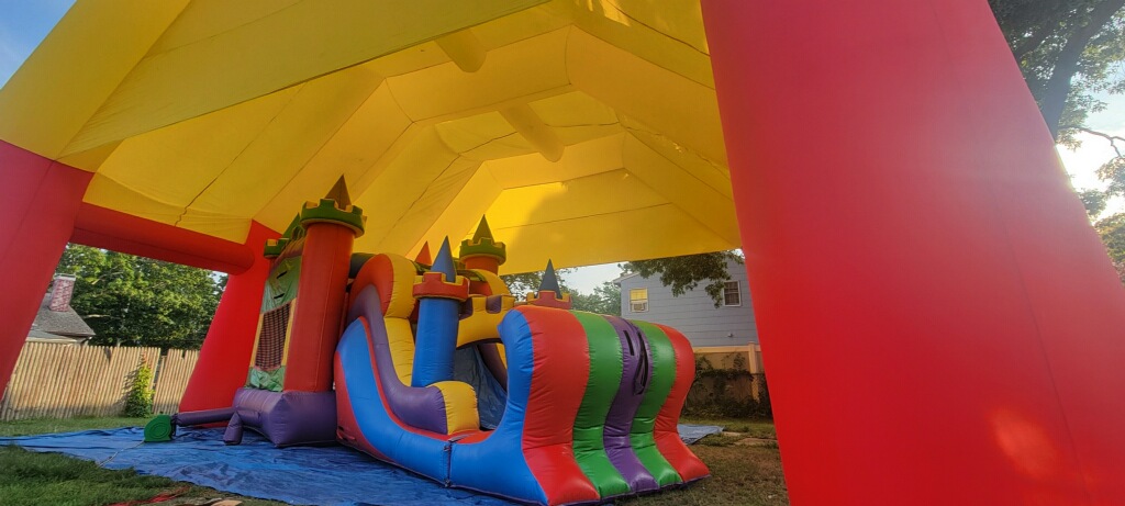 38x38 Yellow Inflatable Tent - Rentals in Suffolk and Nassau | Ralphs ...