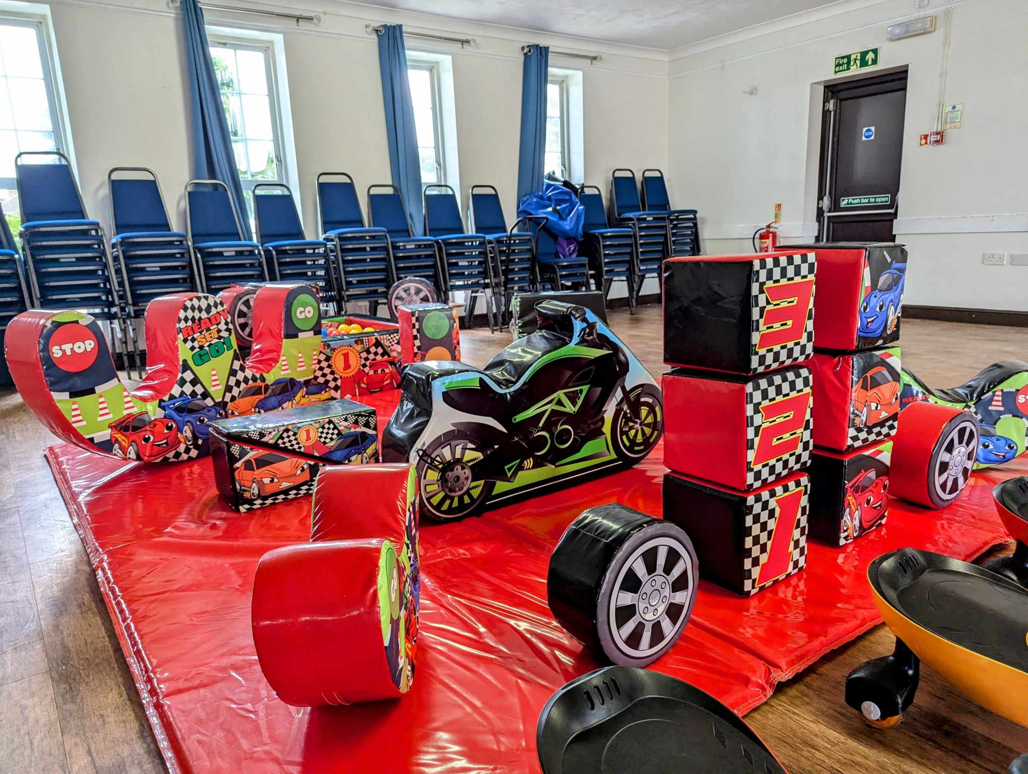 Racing Car Soft Play Set - Bouncy Castle Hire in Milton Keynes, Luton ...
