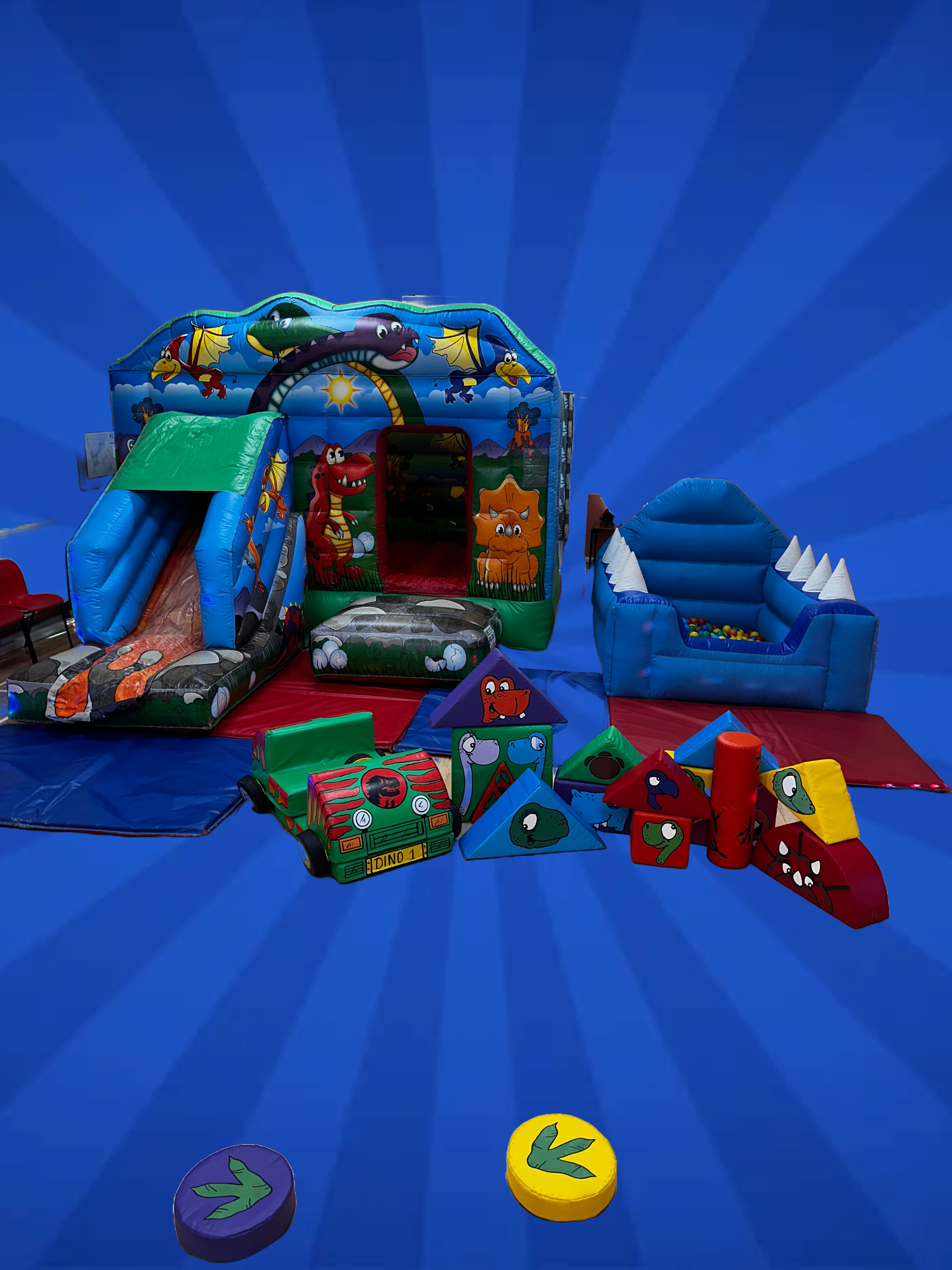 Dino Party Package - Bouncy Castle Hire in Yeovil, Ilchester, Somerton ...