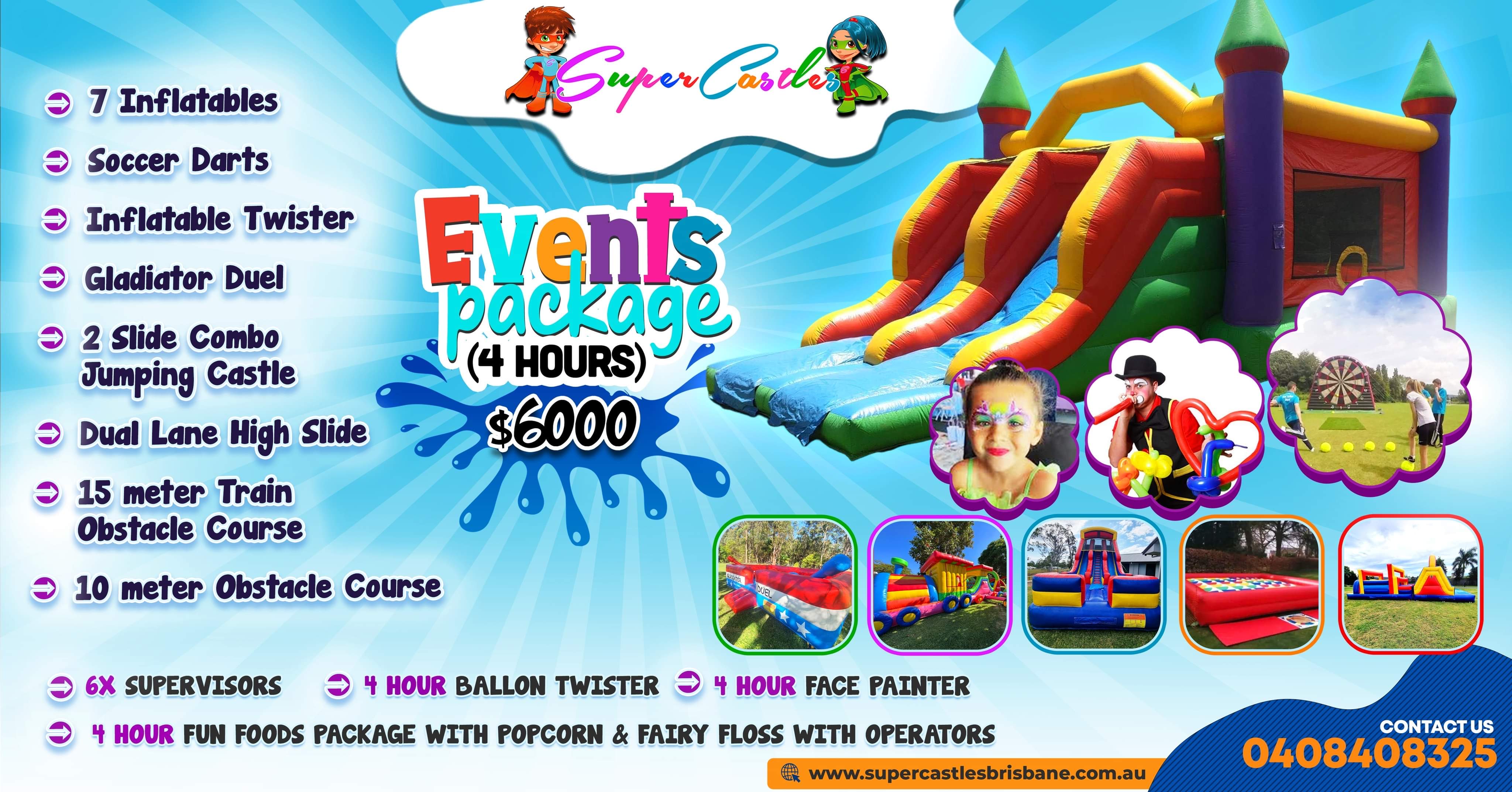 Events Package - Jumping Castle Hire Brisbane, Jumping Castle Hire Gold ...