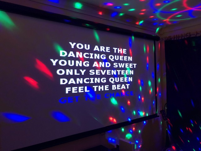 Karaoke Party Package with Karaoke Machine, Projector, Speaker and ...