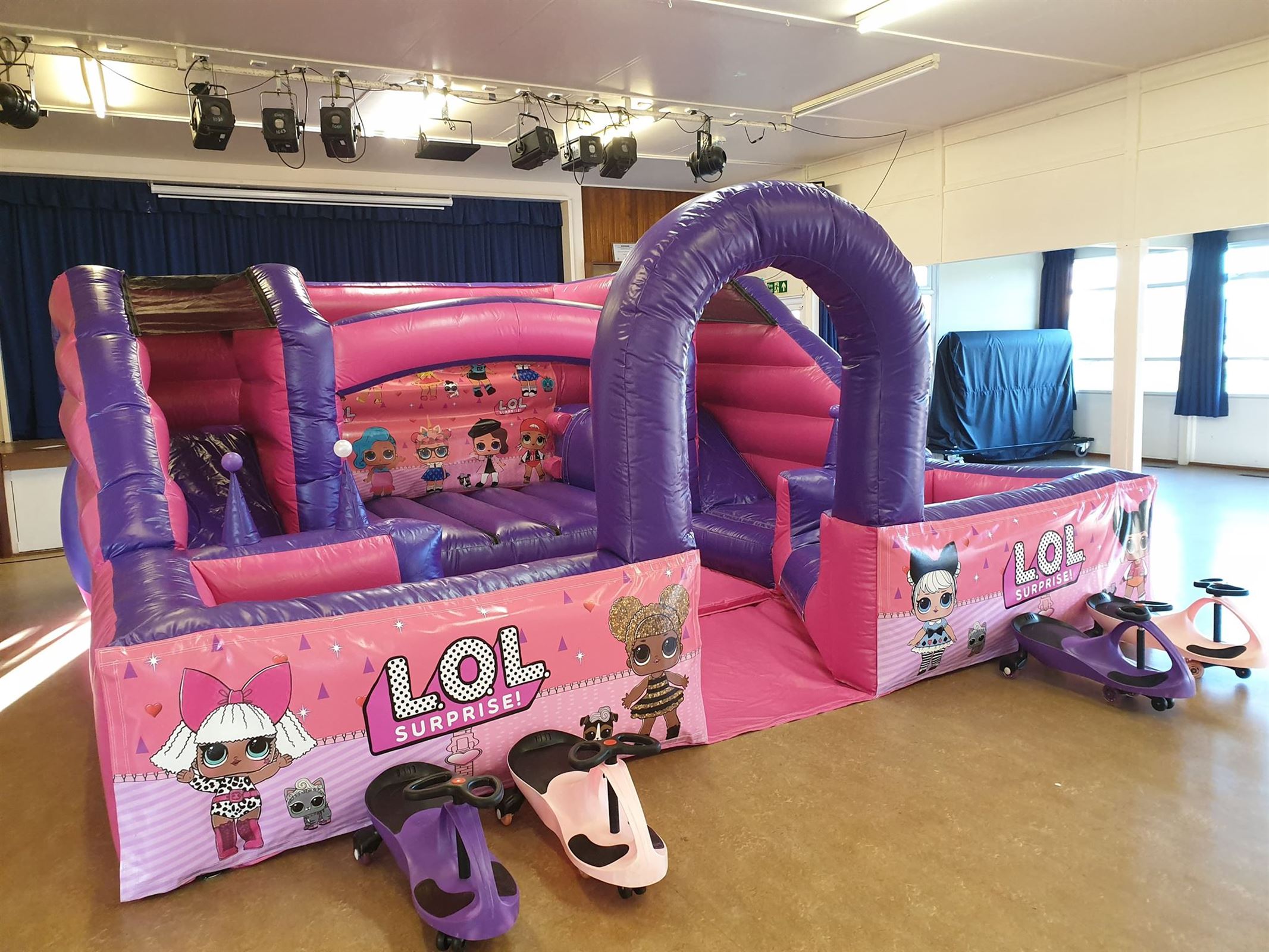 LOL Dolls Inflatable Play Park Hire | Bedfordshire, Buckinghamshire