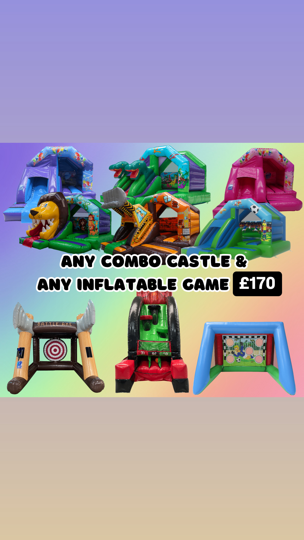 Inflatable Games - Bouncy Castle Hire in Darlington | Splash & Bounce