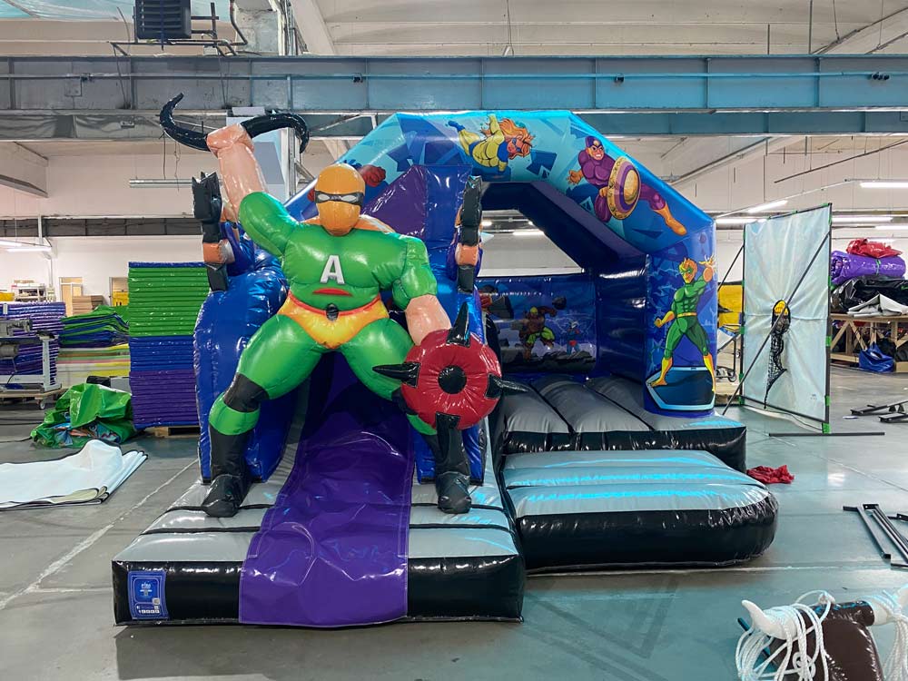 Nicebounce 3D Superhero slide combo