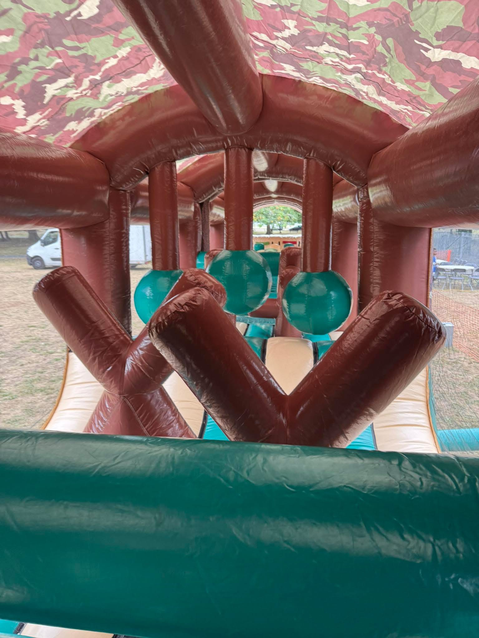 100ft Army ultimate challenge assault course - Bouncy Castle Hire in ...