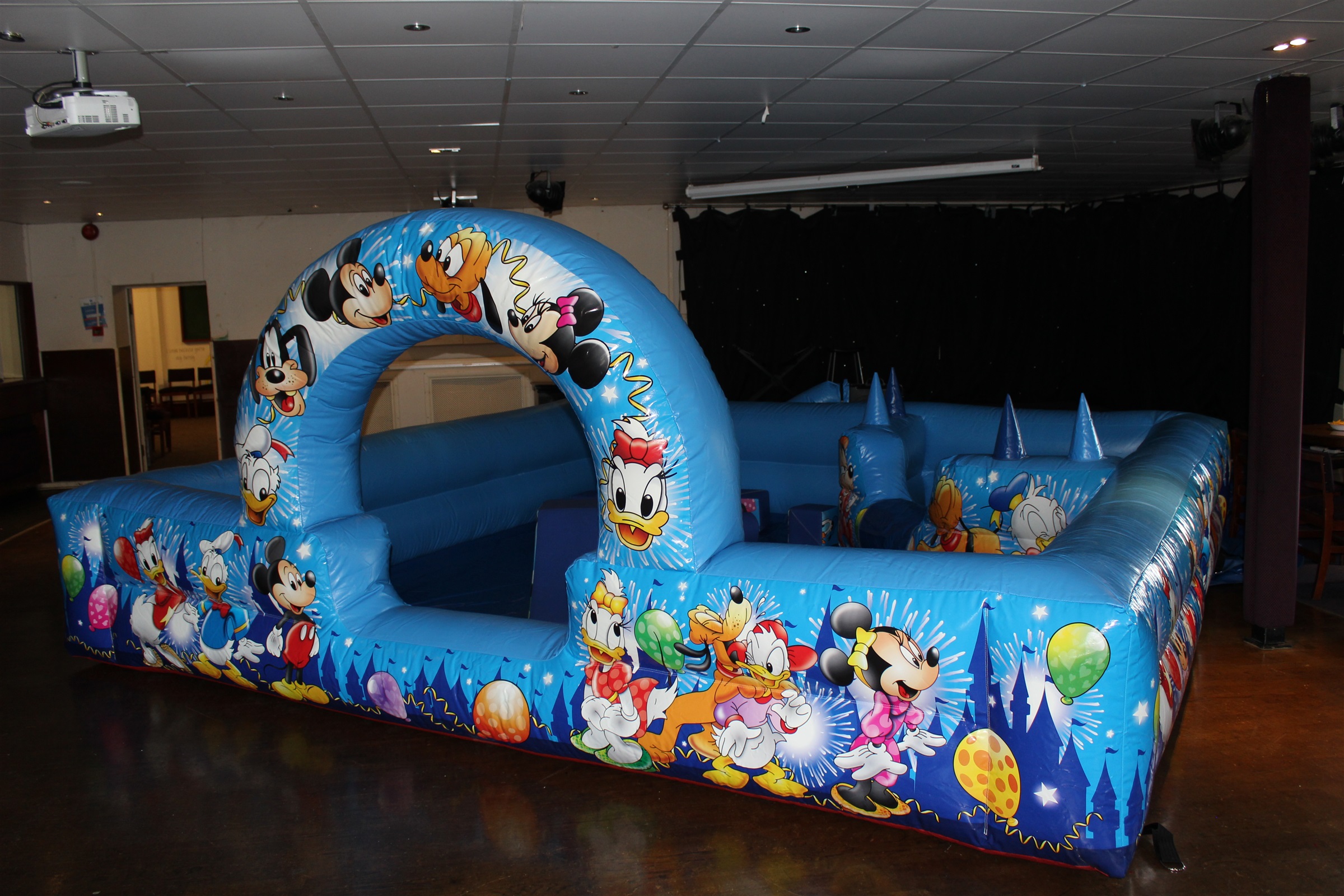 Soft Play Enclosure With 16 piece Soft Play set, Ball Pit & Air ...