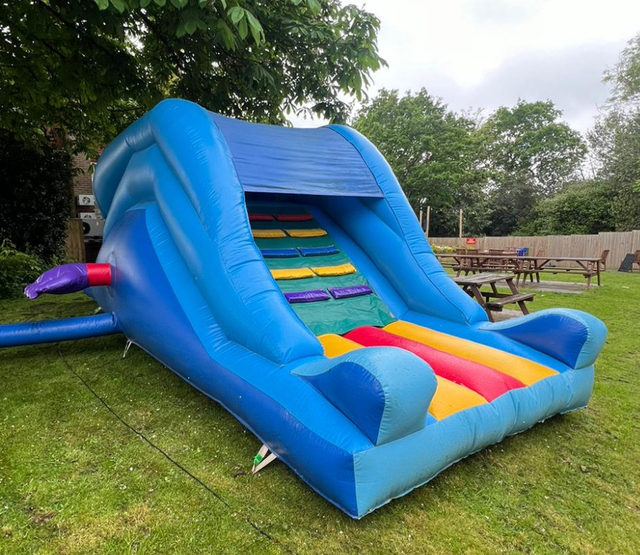 Dolphin themed Inflatable Slide 9ft High - Bouncy Castle Hire in Kent ...