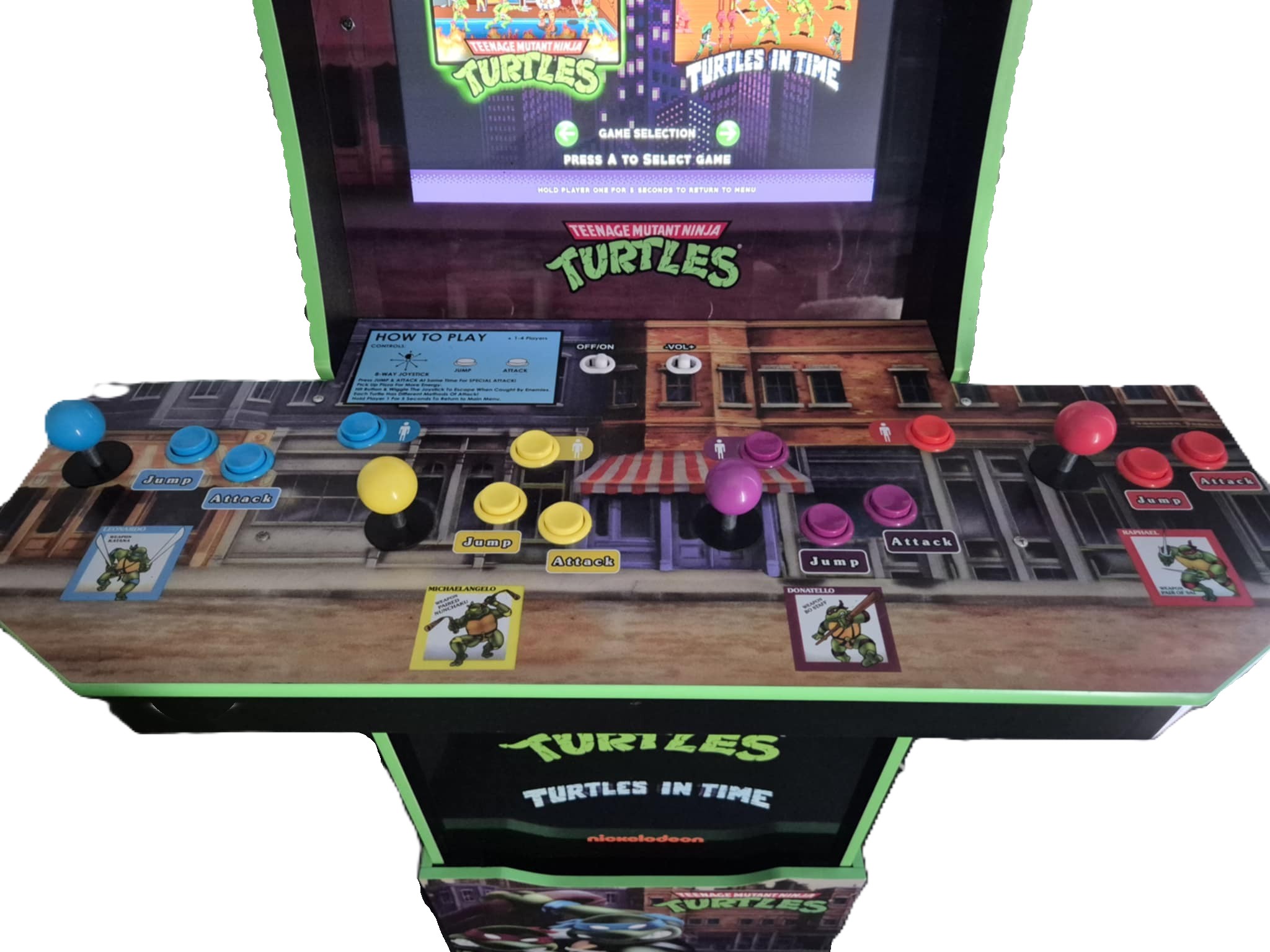 TMNT Arcade Machine Hire Gold Coast | 4-Player Retro Game