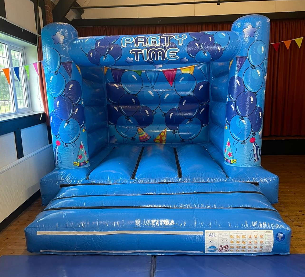 Low Ceiling Blue Celebrations - Bouncy Castle Hire, Bouncy Castles ...