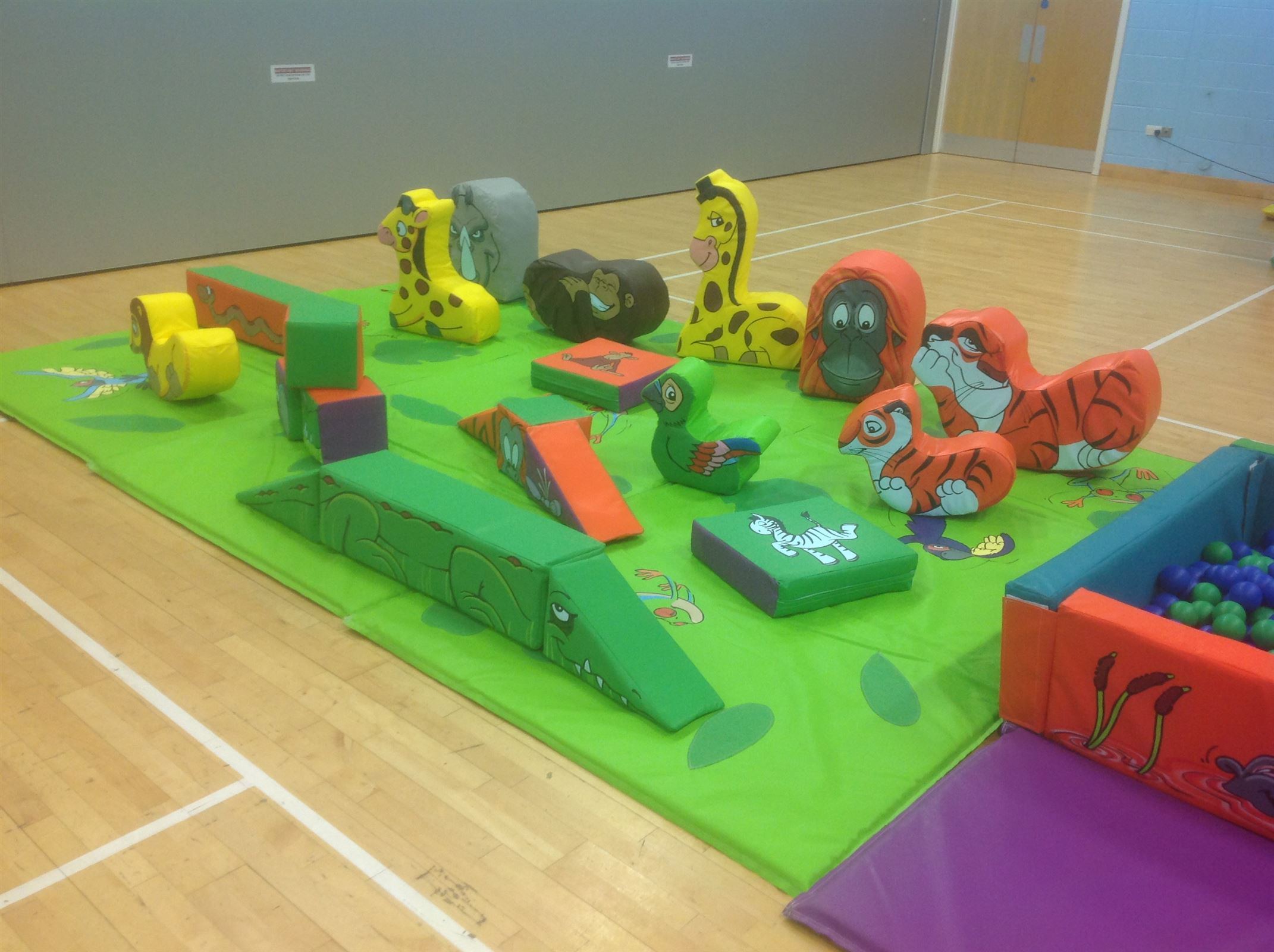 New Jungle soft play with ball pond - Bouncy Castle Hire in Chichester ...