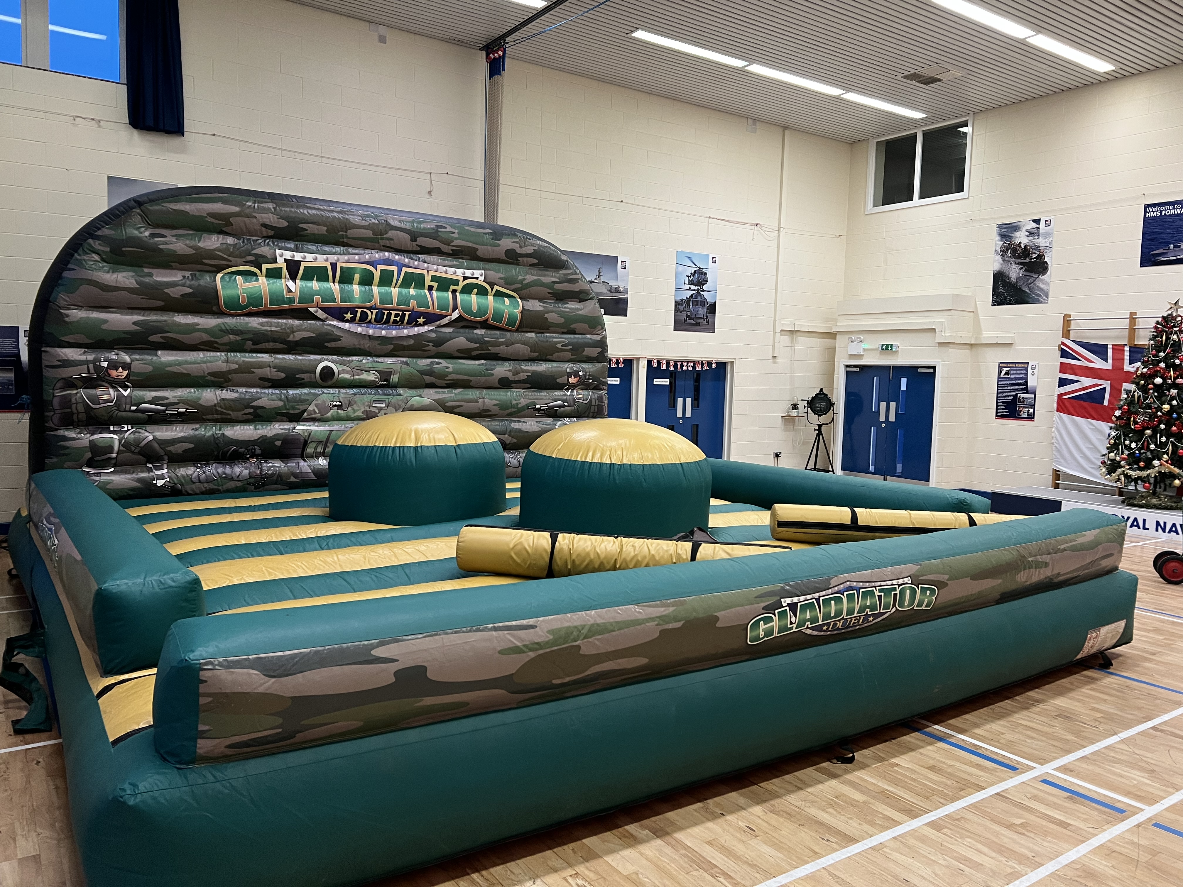Army gladiator duel/Sticks - Bouncy Castles in West Midlands, Cannock ...