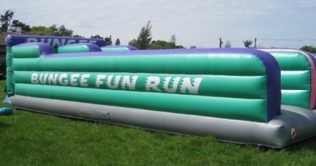 Bungee Fun Run 35ft x 10ft - Bouncy castle & Fairground ride hire ...