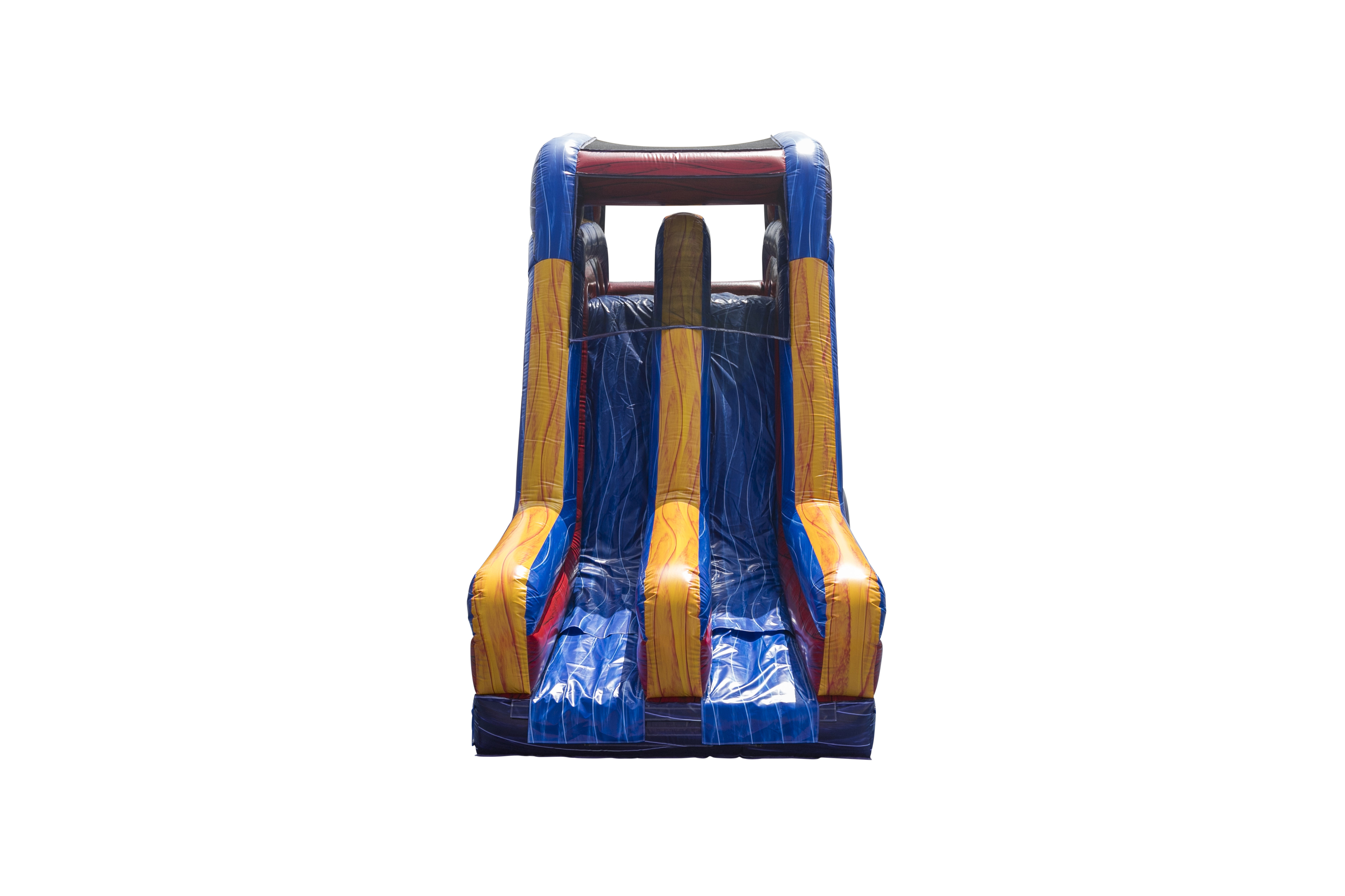 Marble Warped Wall 18' Dual Slide Obstacle - Bounce House Rentals ...