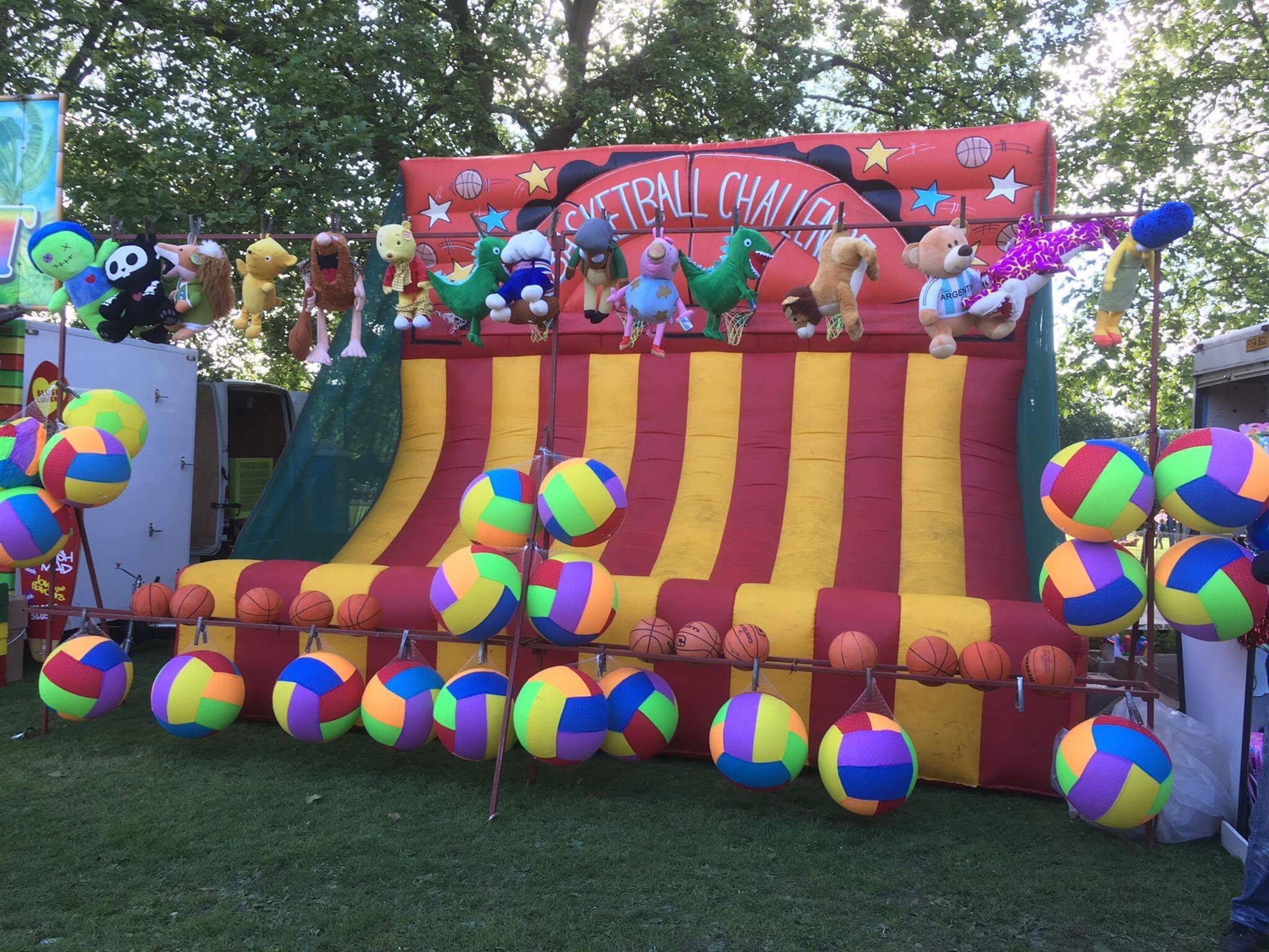 Basketball Stall - Bouncy Castle Hire, Fairground Attractions and Photo ...