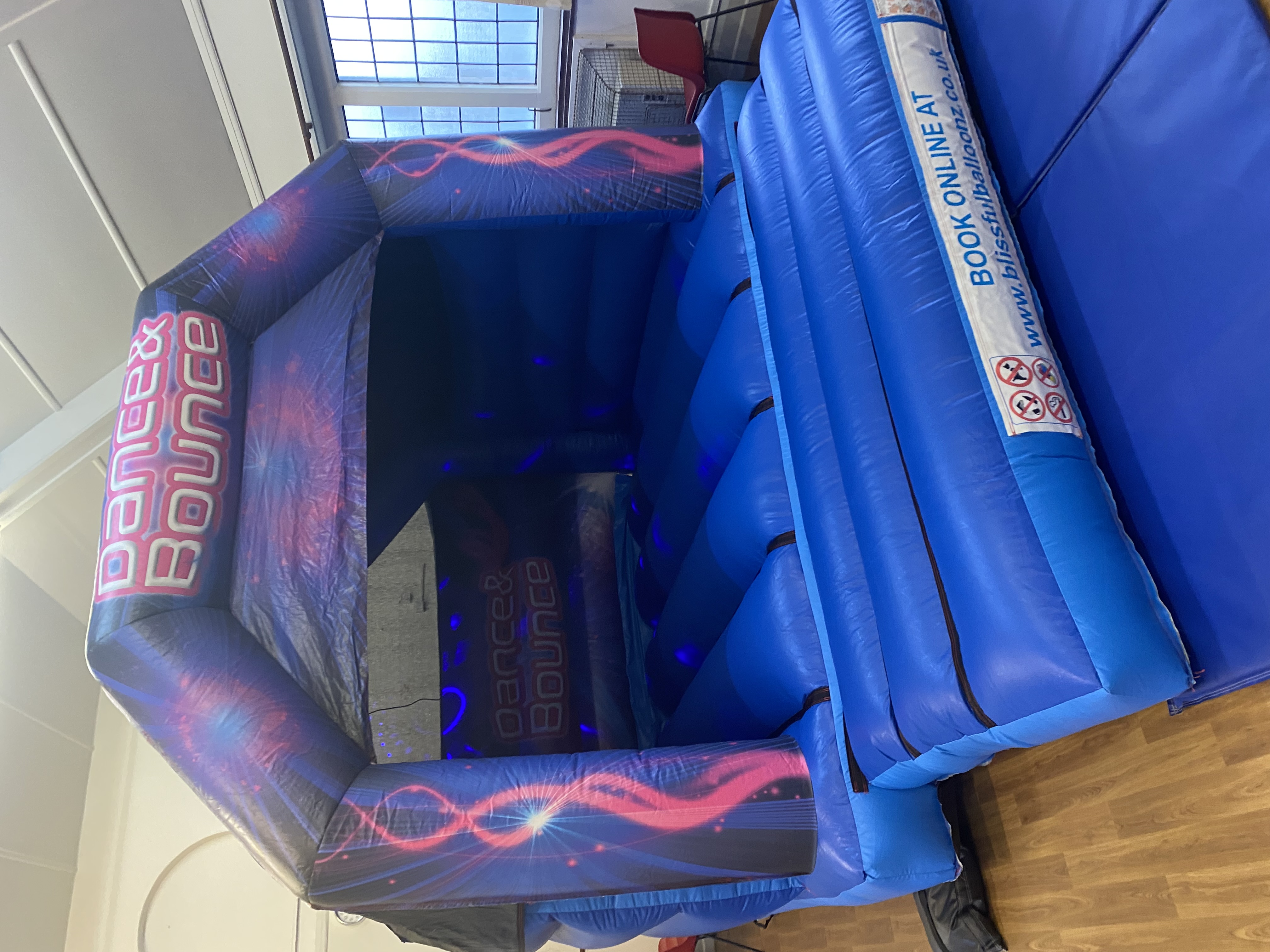 Dance & Bounce Bouncy Castle (With Disco Light & Music Player) - Hire ...