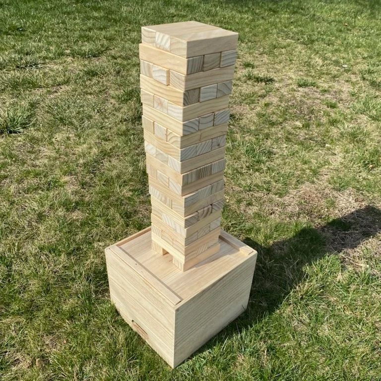 Yard Game - Jenga Blocks - Bounce house rental in Bergen County New ...