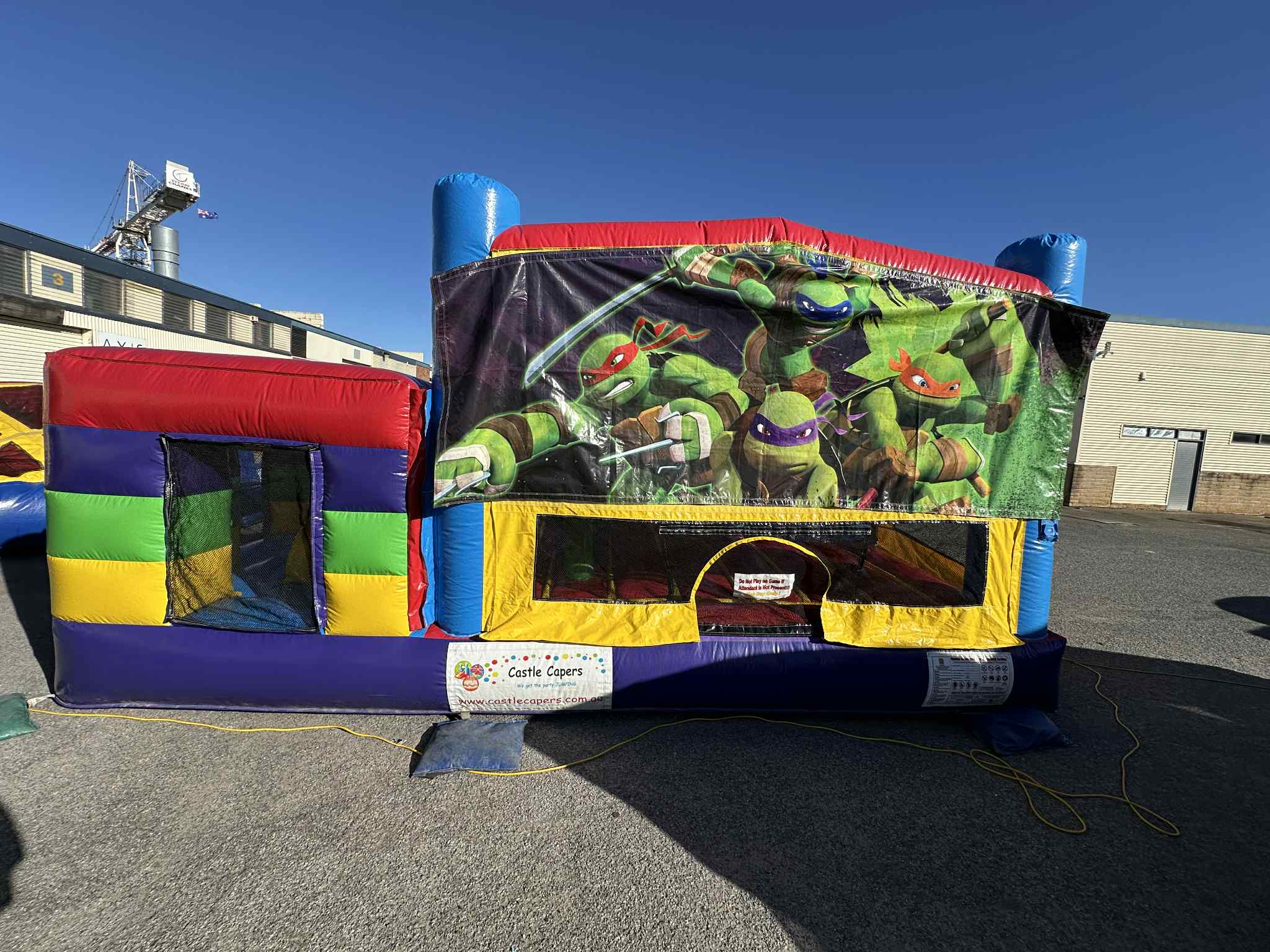 Teenage Mutant Ninja Turtles Multi Challenge Combo – Jumping Castle Hi