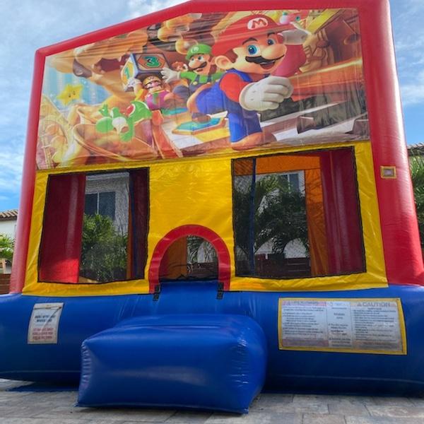 Mario Brothers Bounce House Rental-Miami-Kendall- Hammocks- Discounts-