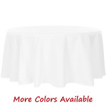 Round 108'' Table Linen - Event Rentals in CA | Lake Forest Party Rentals