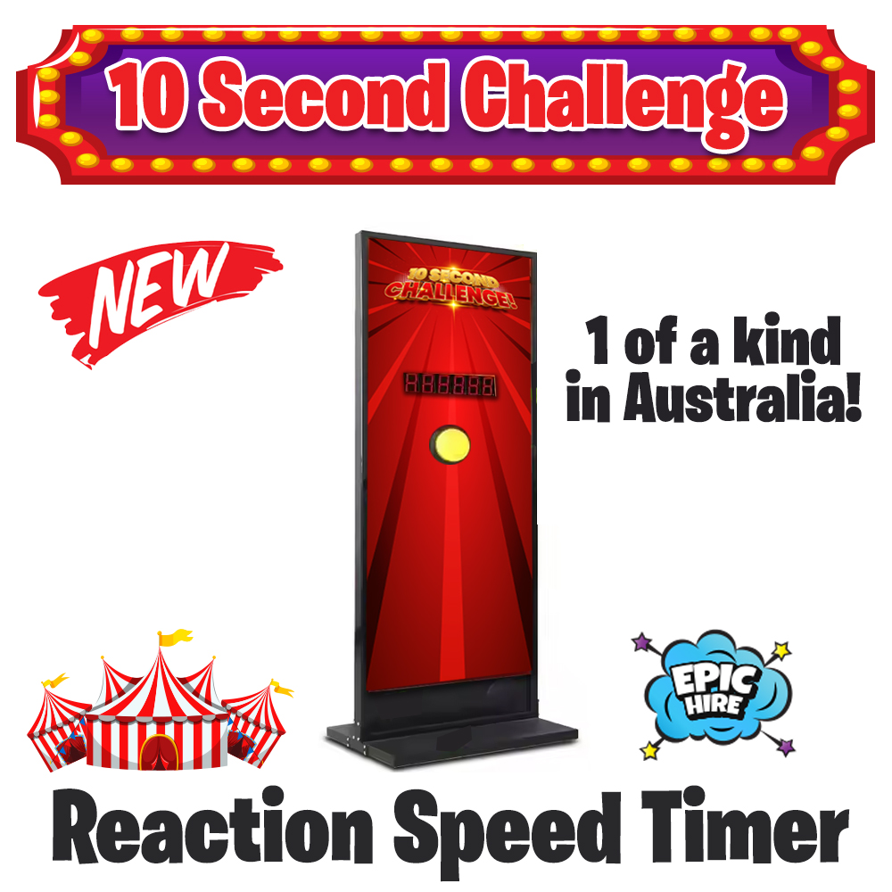 10 Second Reaction Speed Game Hire Australia
