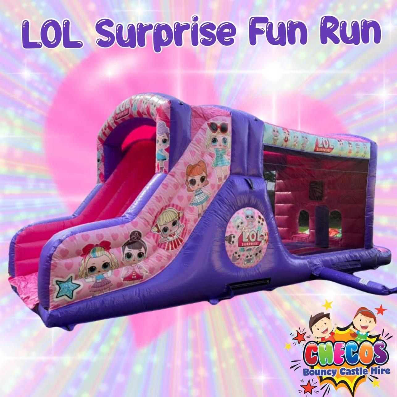 Lol Fun Run - Disco ready - Bouncy Castle Hire & Children's ...
