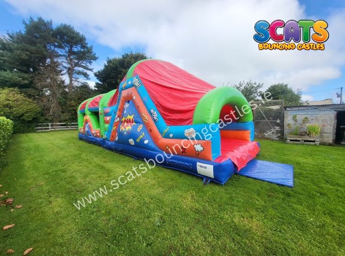 Comic Book Obstacle Course - SBC262 **1 Day & 2nd Day Free** - Bouncy ...