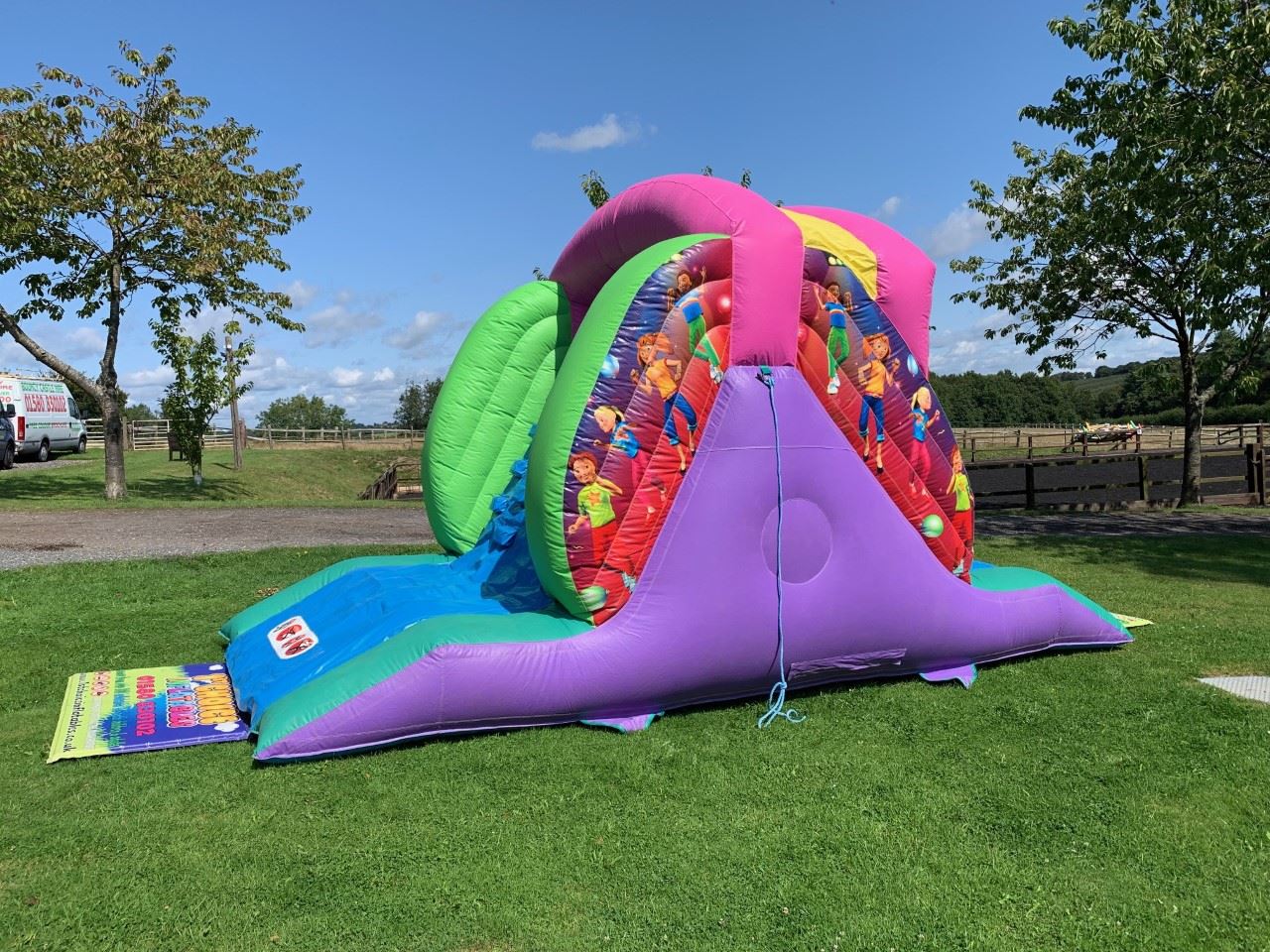 Disco themed Inflatable Slide 11ft High - Bouncy Castle Hire in Kent ...