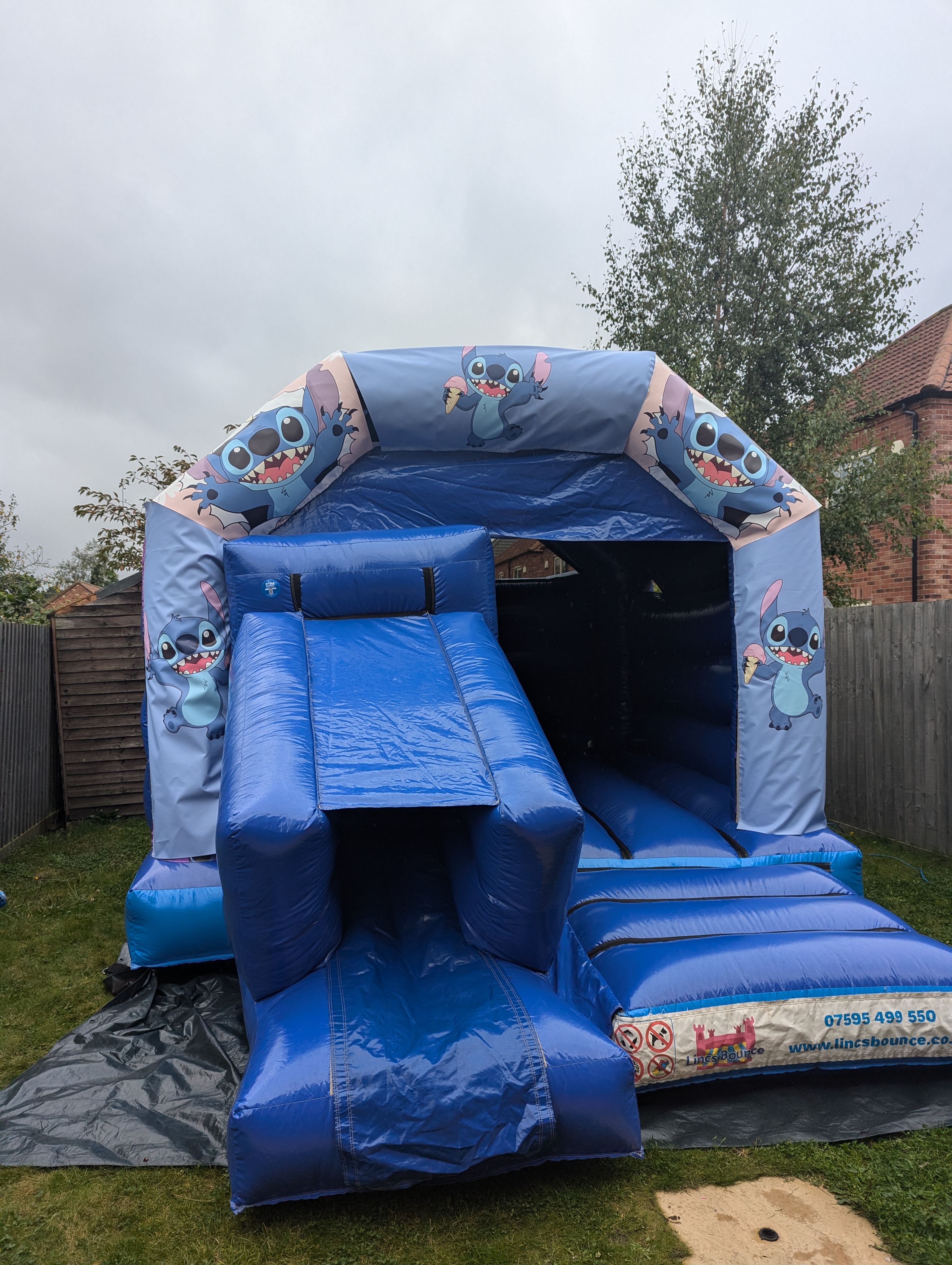 Dance & Bounce Front Combi with Stitch Artwork - Hire in Lincoln ...