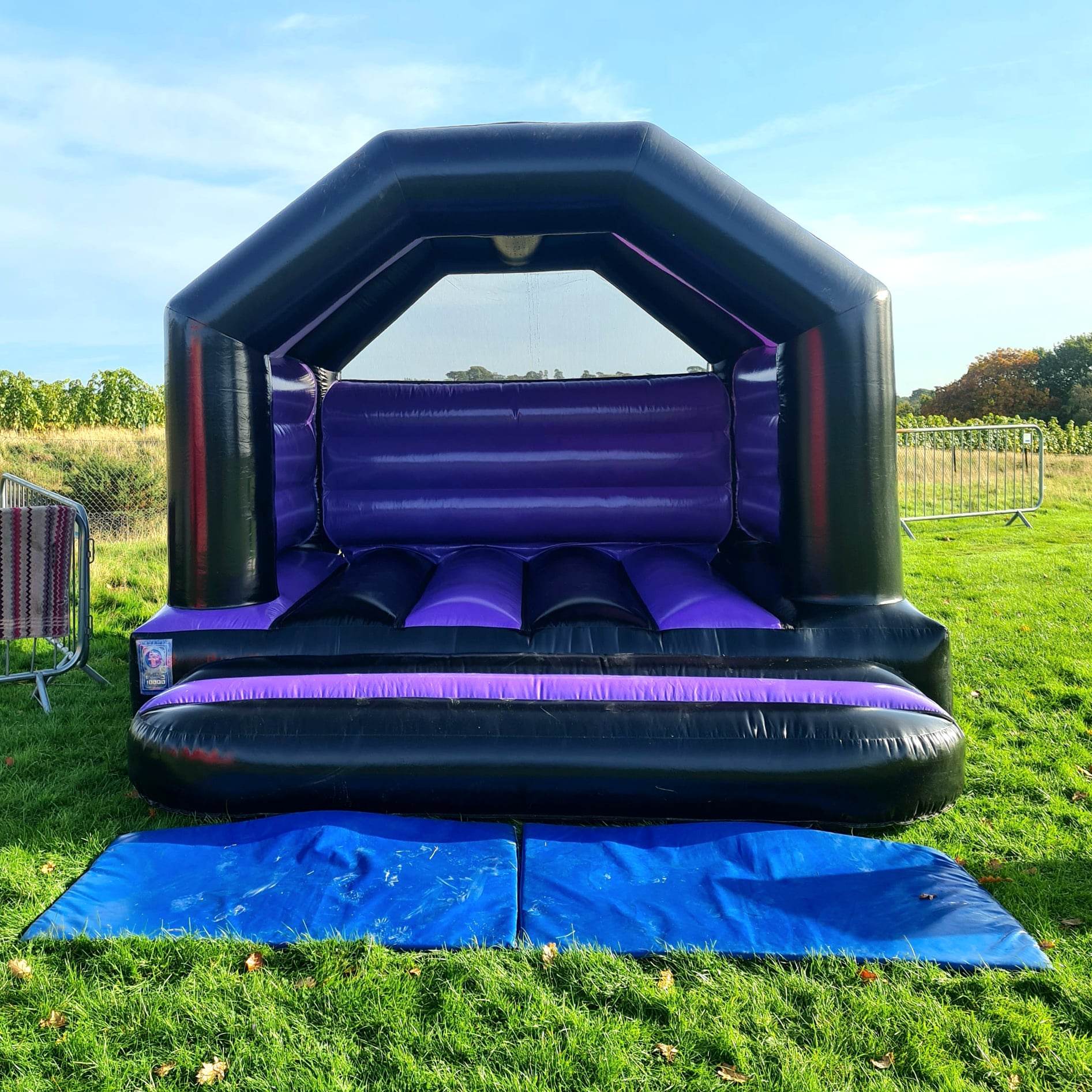 Purple and Black Party Castle (Child) | Crockerz Castles