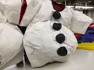 BBSS-008 - 2x Adult sumo suits - (Snowman Theme) - Bouncy Castle ...