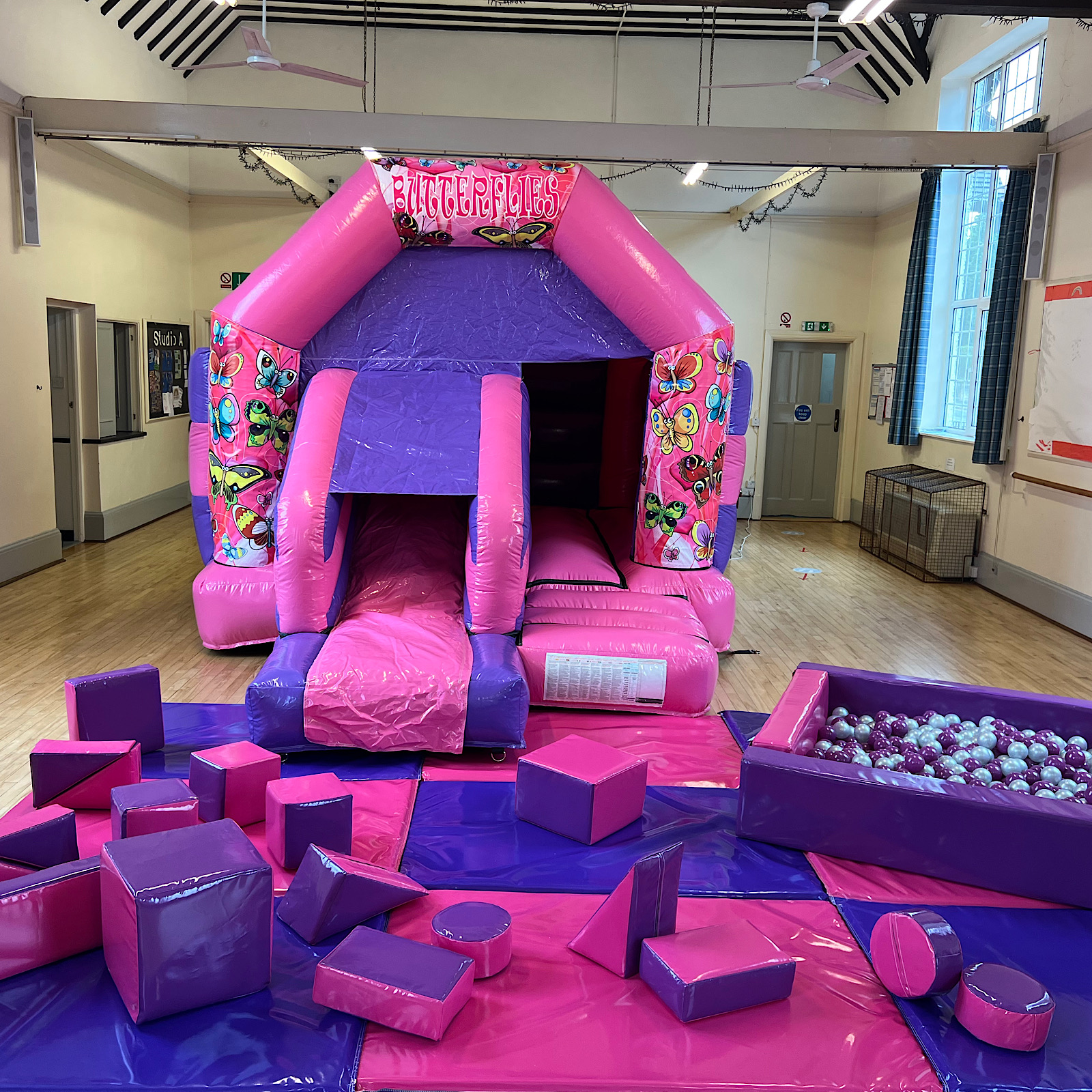 Bouncy Castle with Slide Soft Play Packages