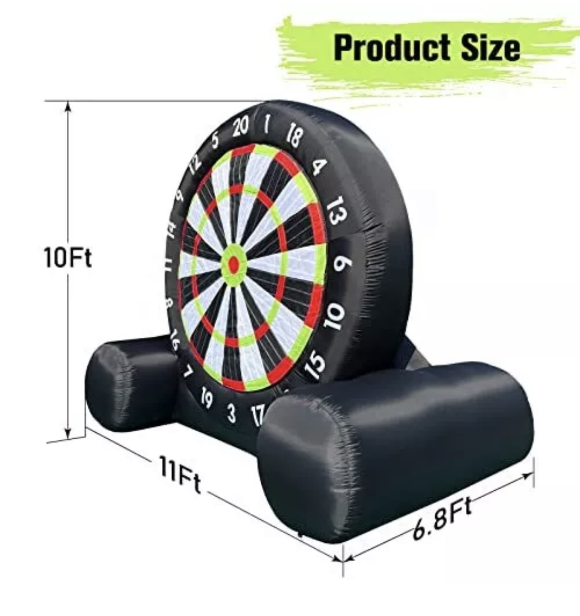 Inflatable dart board with footballs - Bouncy Castle Hire in Southam ...