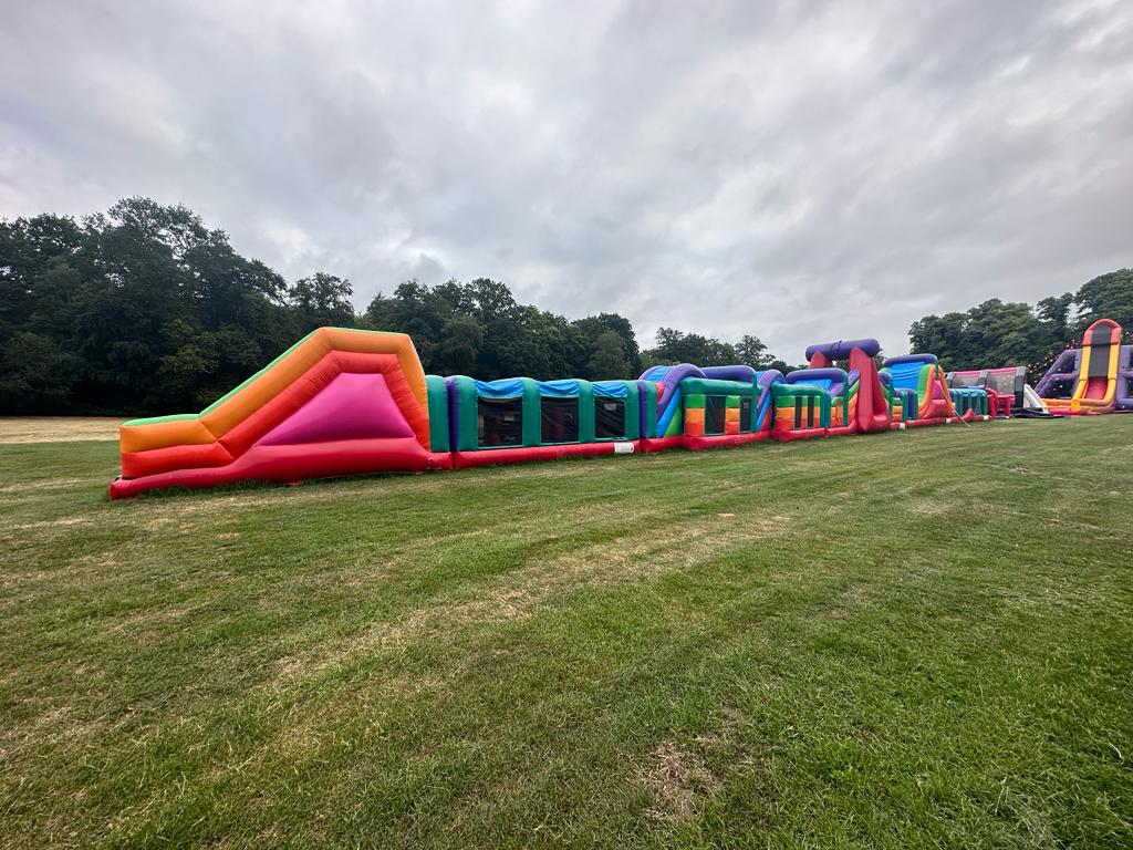 Inflatable Assault Course Hire,Bouncy Castle Obstacle Course Rent,UK